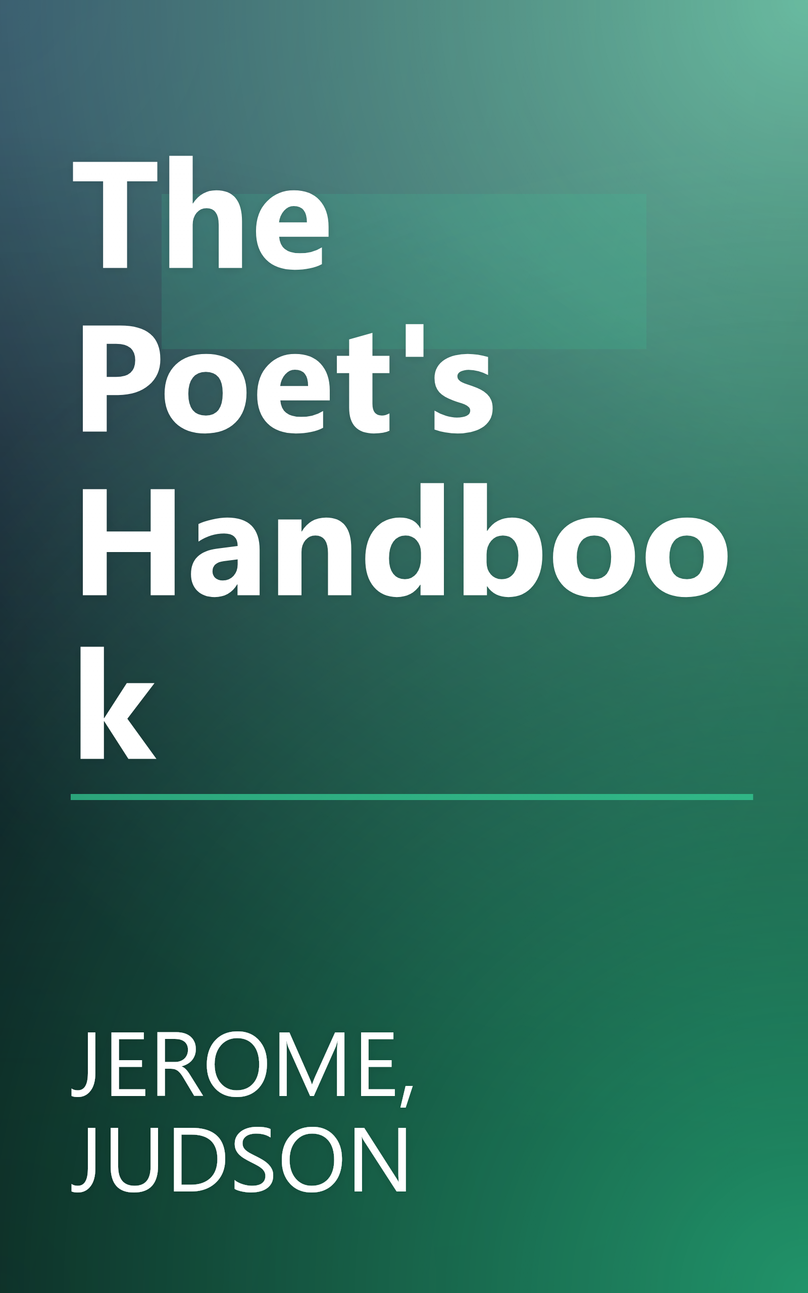 The Poet's Handbook book cover