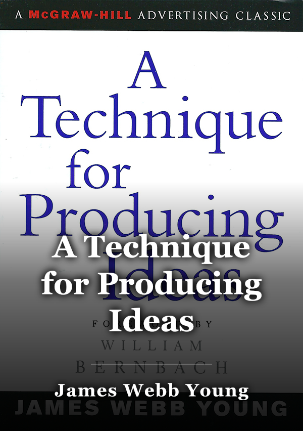 A Technique for Producing Ideas book cover