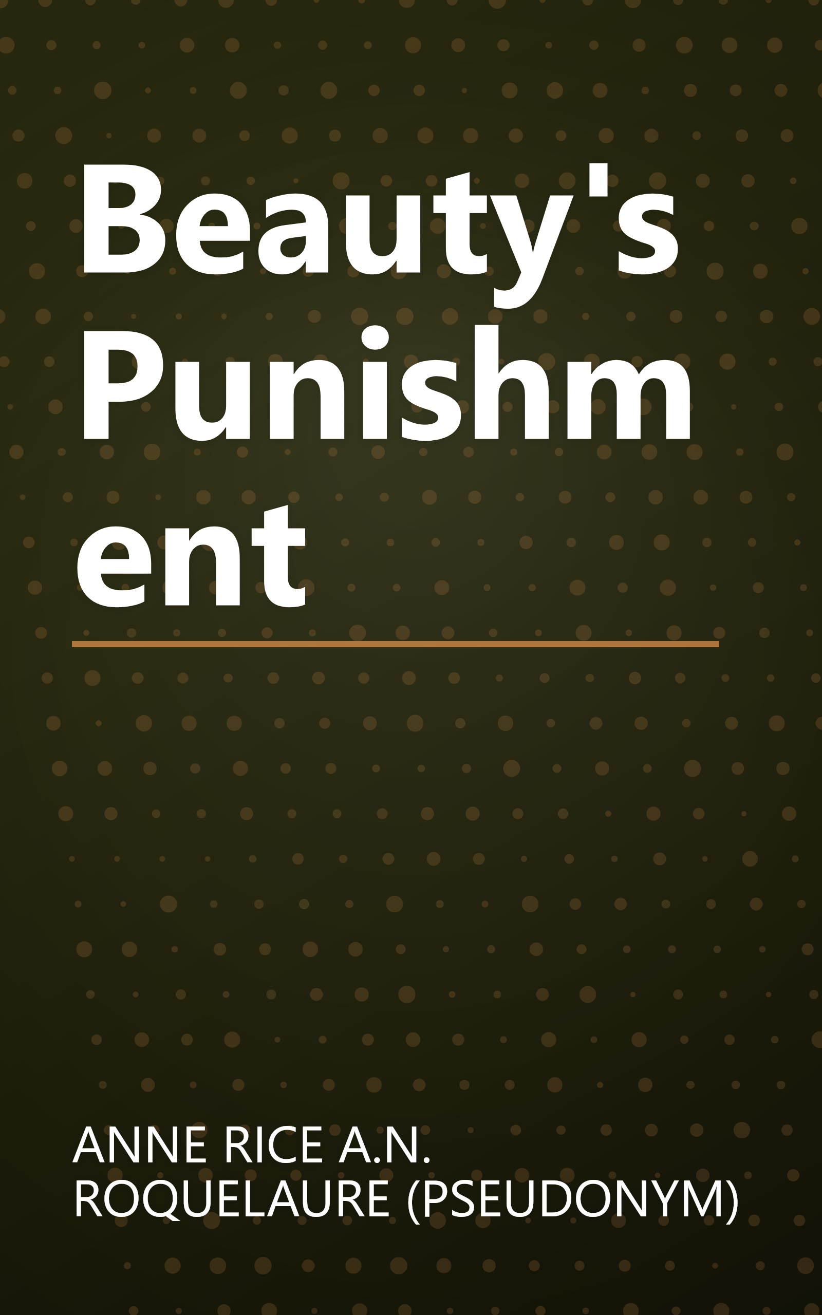 Beauty's Punishment book cover