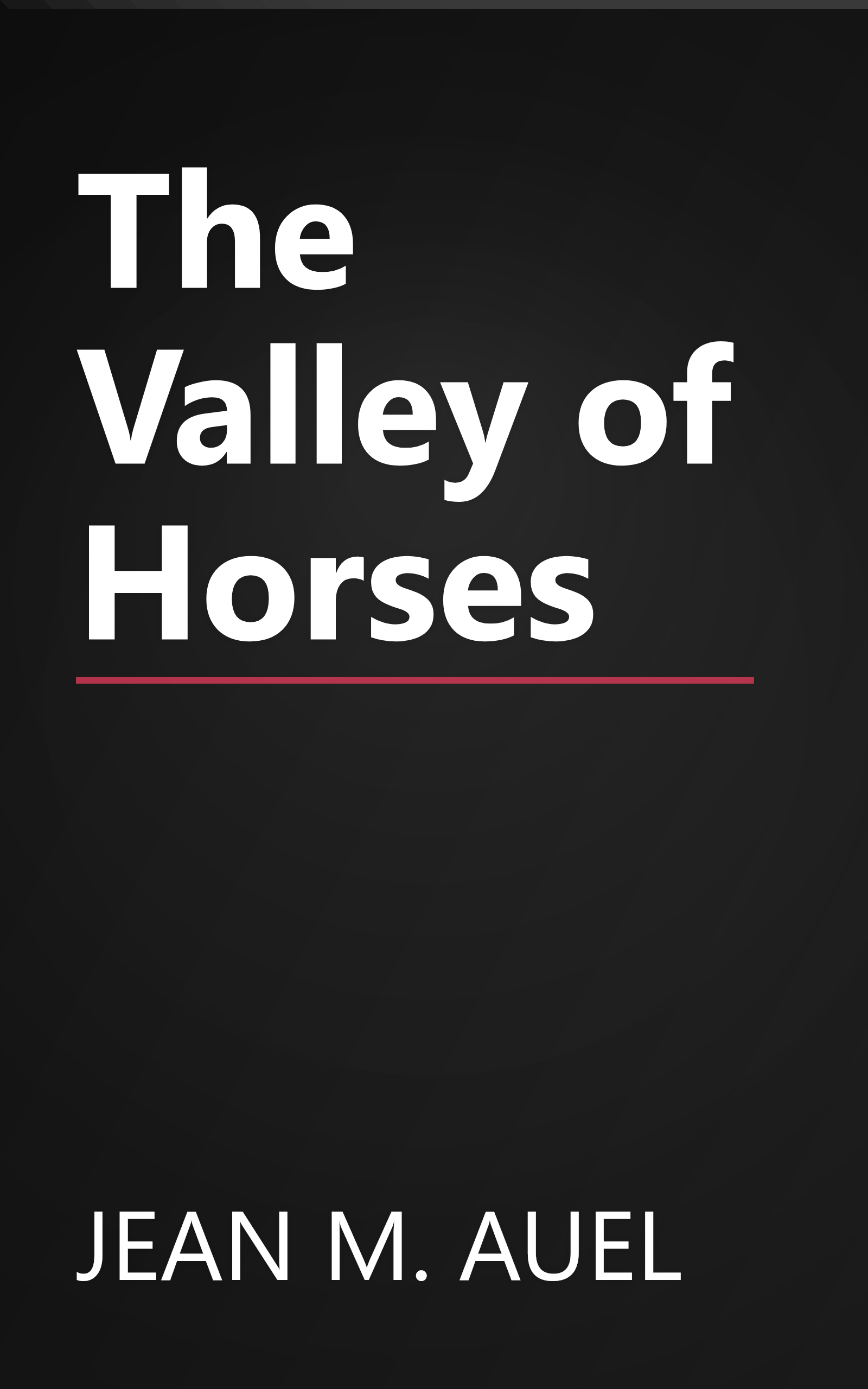 The Valley of Horses book cover