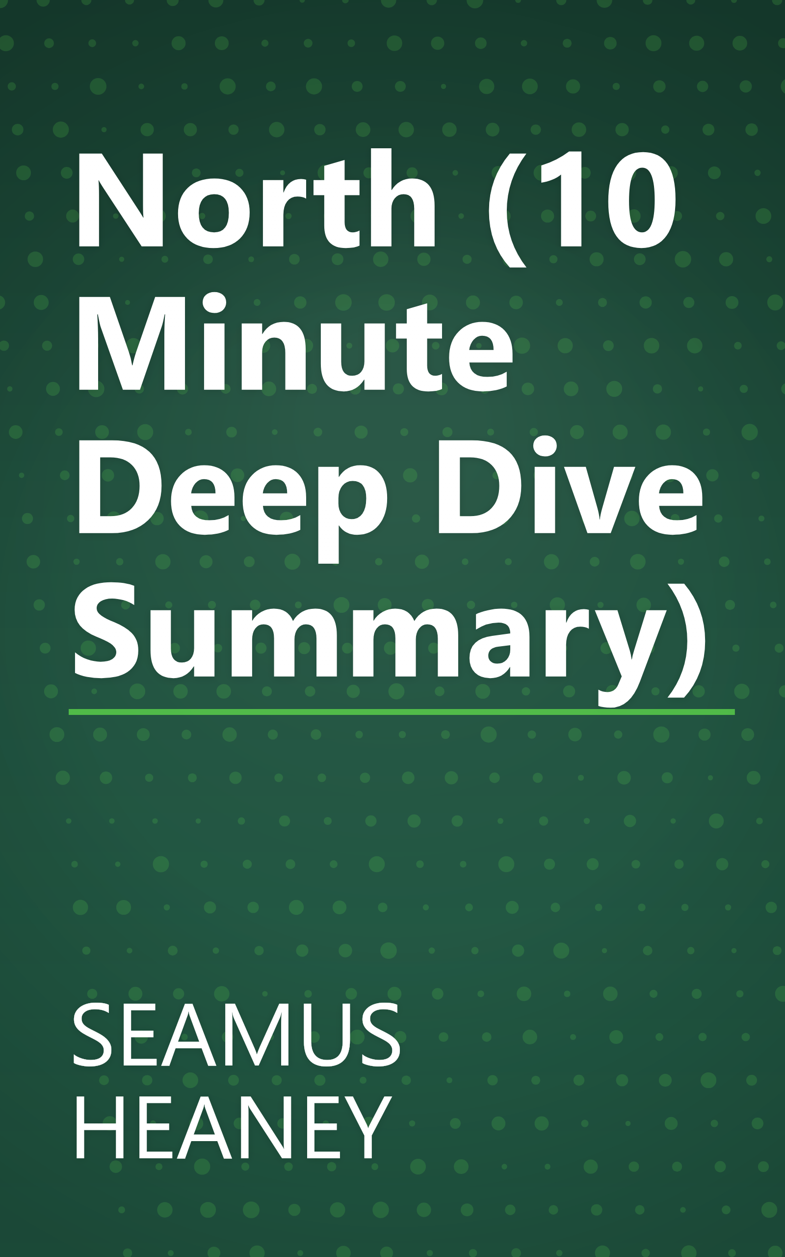 North (10 Minute   Deep Dive Summary) book cover