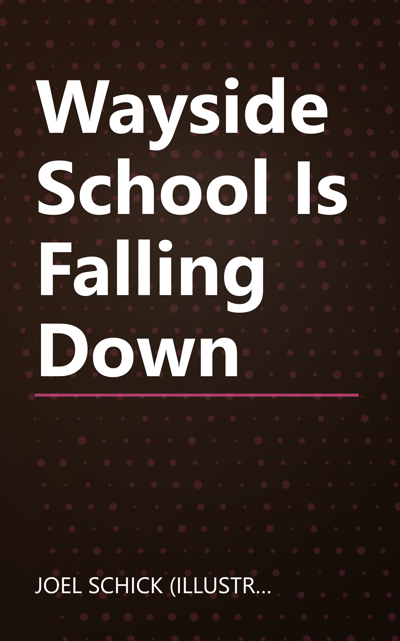 Wayside School Is Falling Down book cover