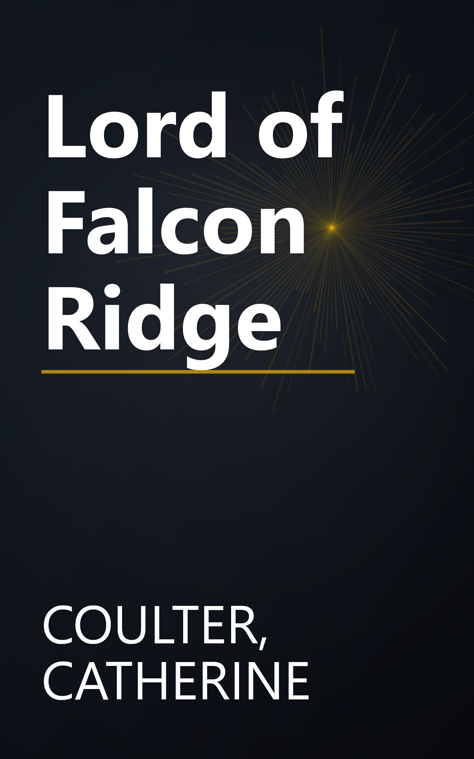 Lord of Falcon Ridge book cover
