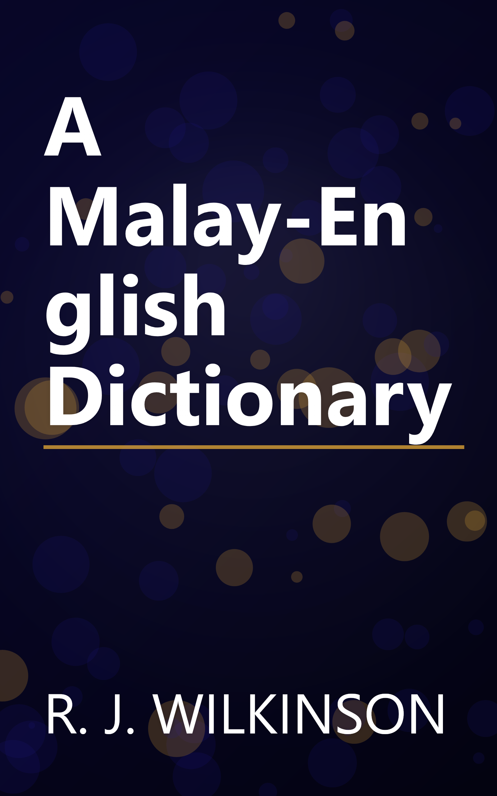 A Malay-English Dictionary book cover
