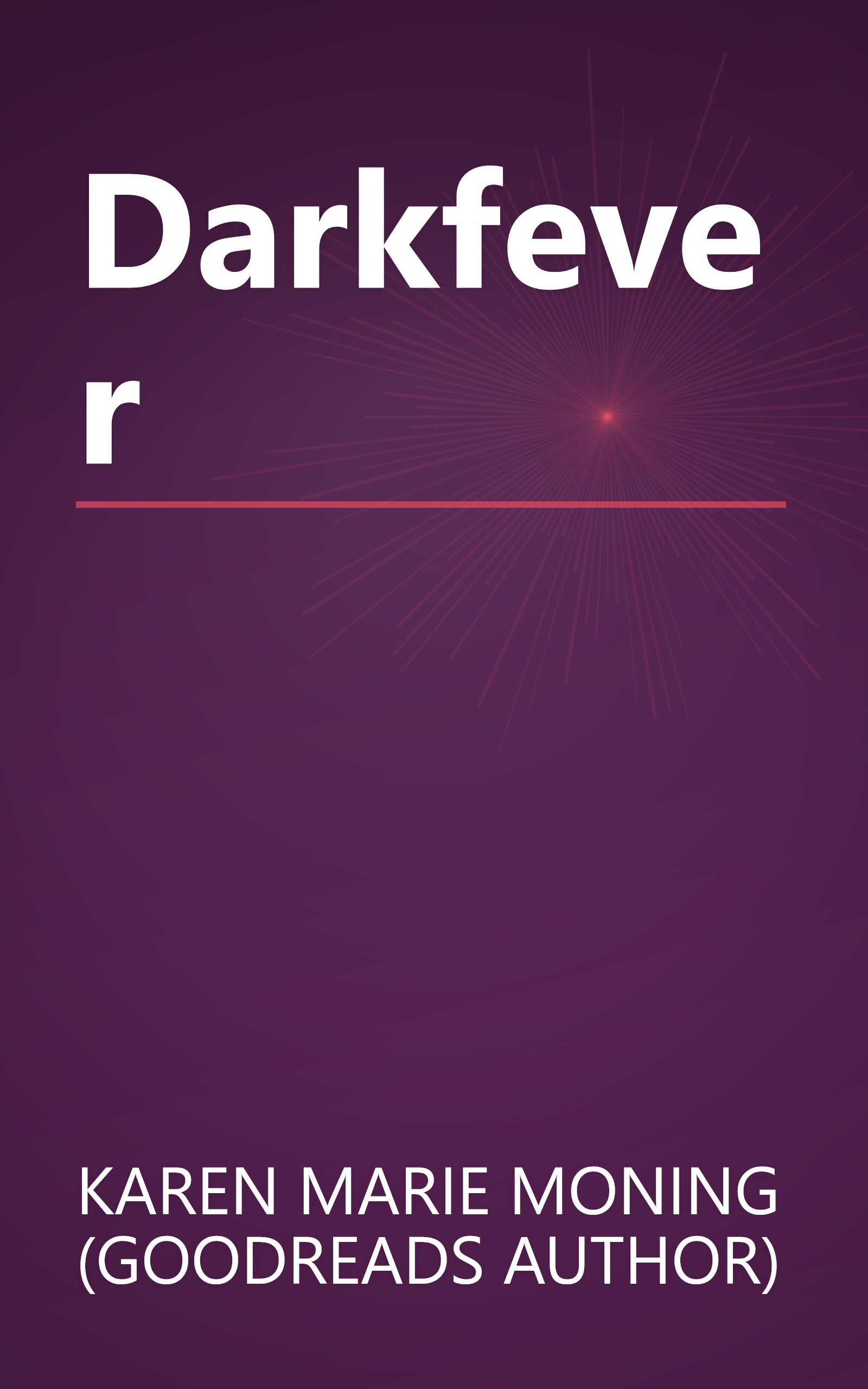 Darkfever book cover