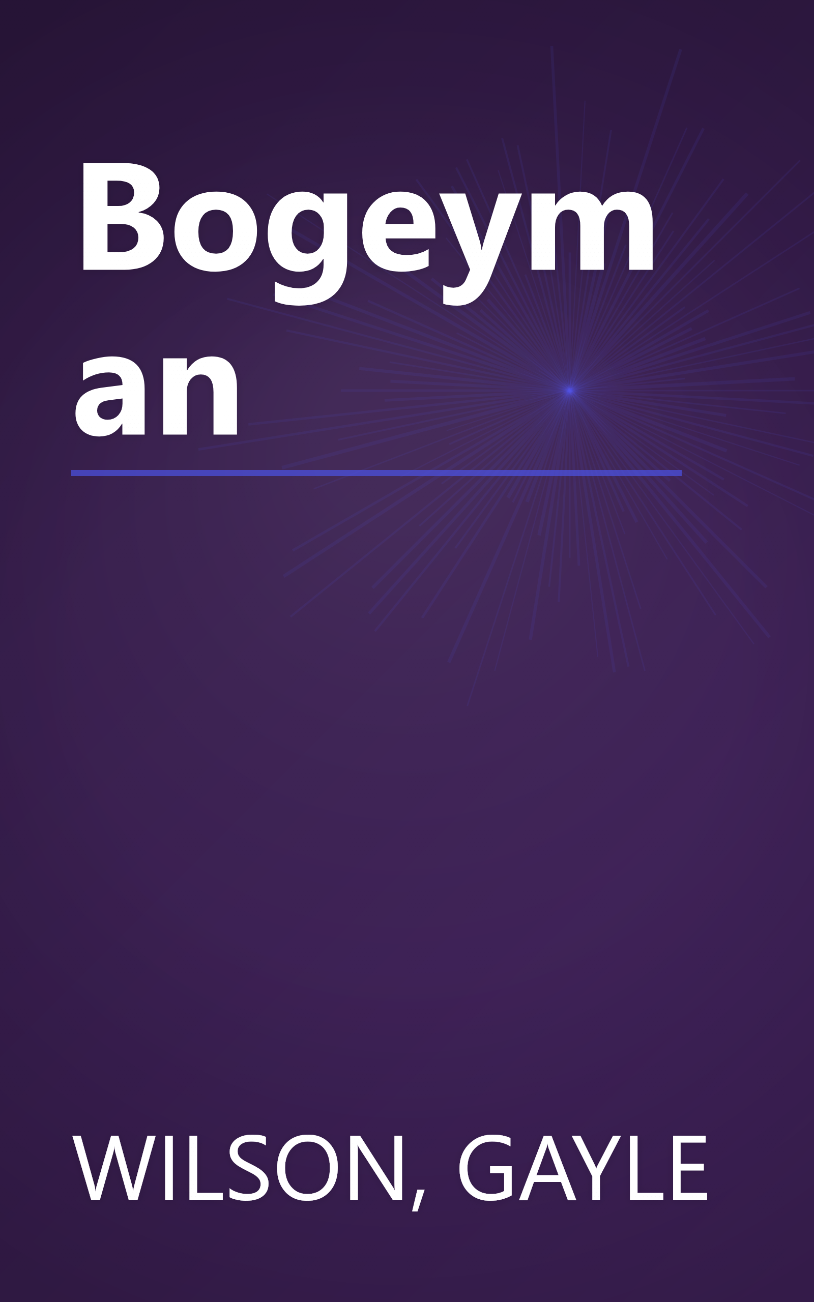 Bogeyman book cover