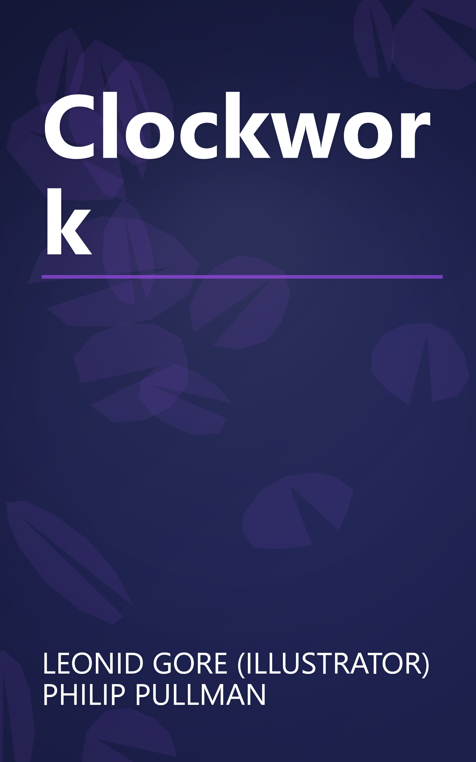 Clockwork book cover