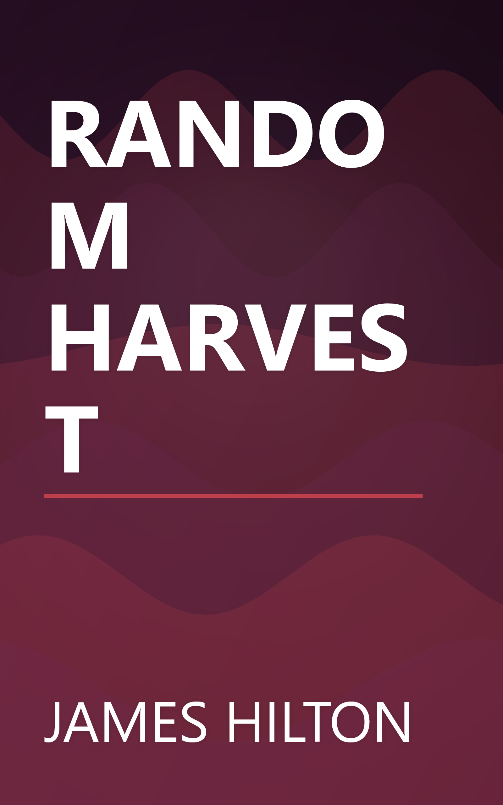 RANDOM HARVEST book cover