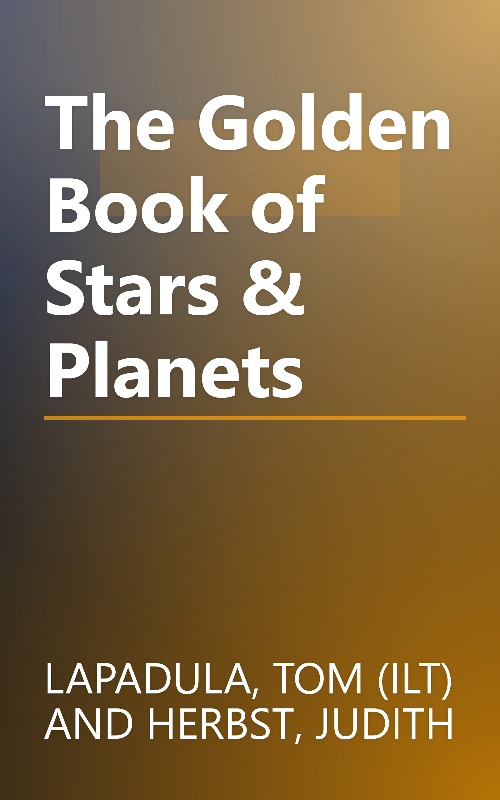 The Golden Book of Stars & Planets book cover