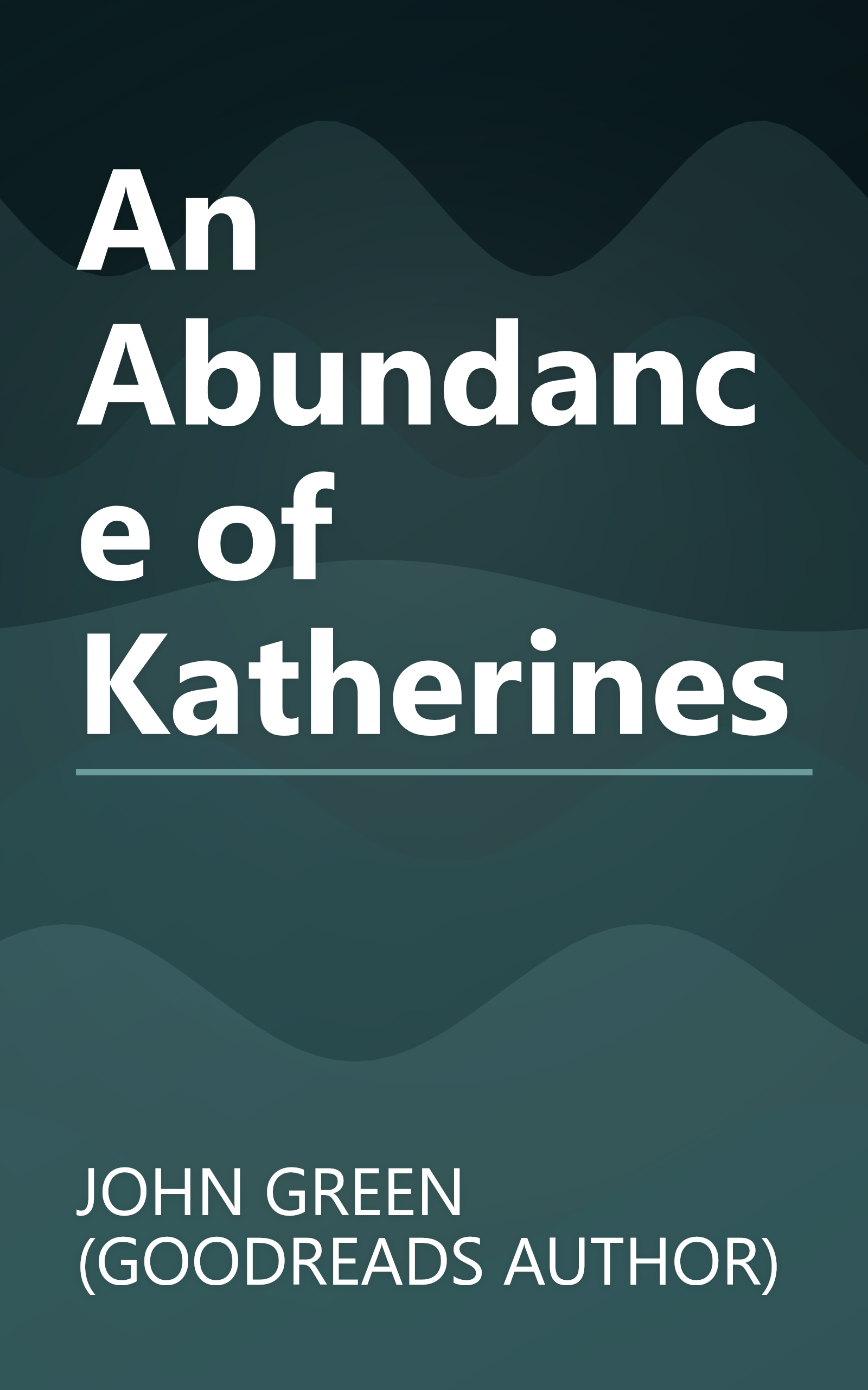 An Abundance of Katherines book cover