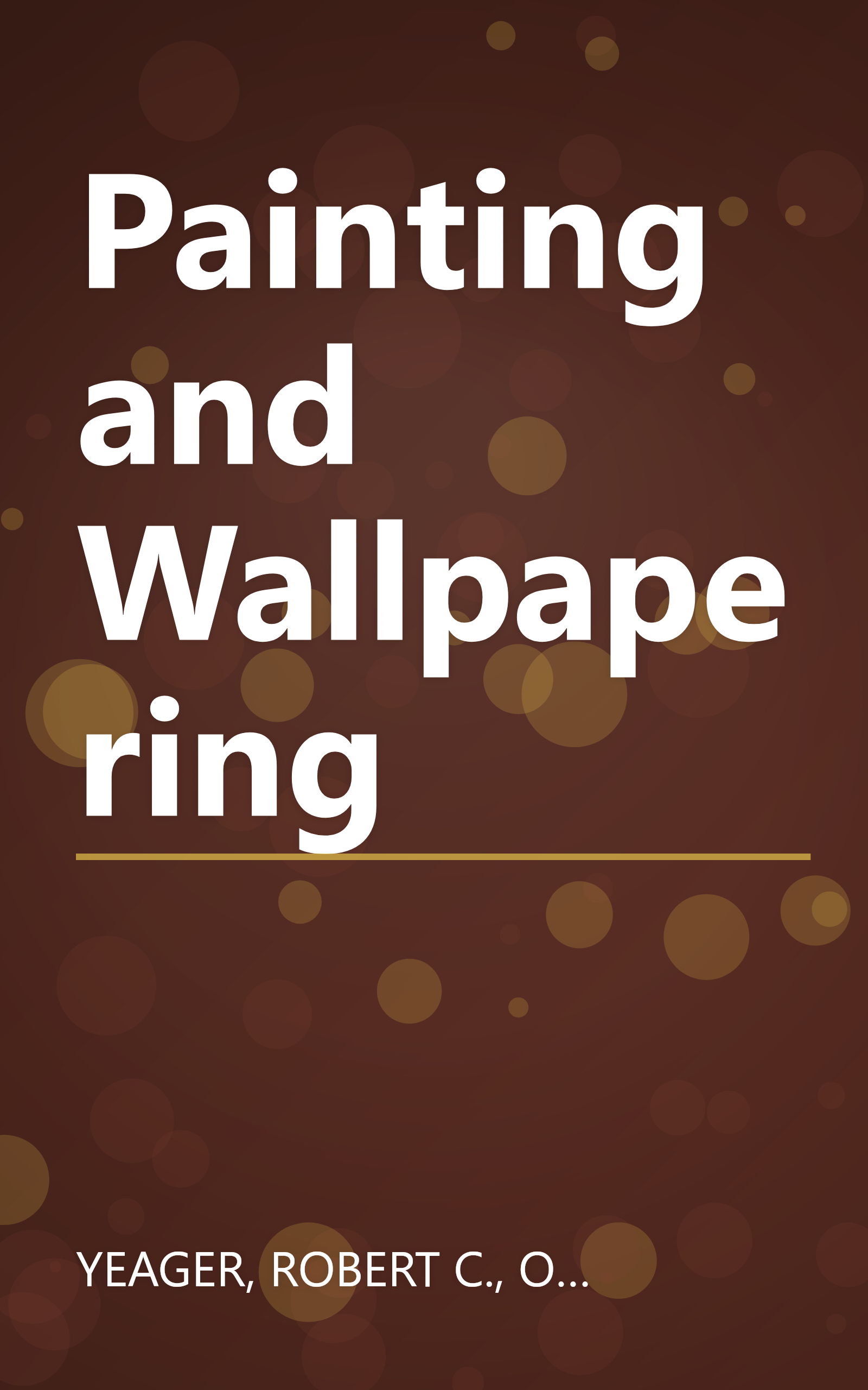 Painting and Wallpapering book cover