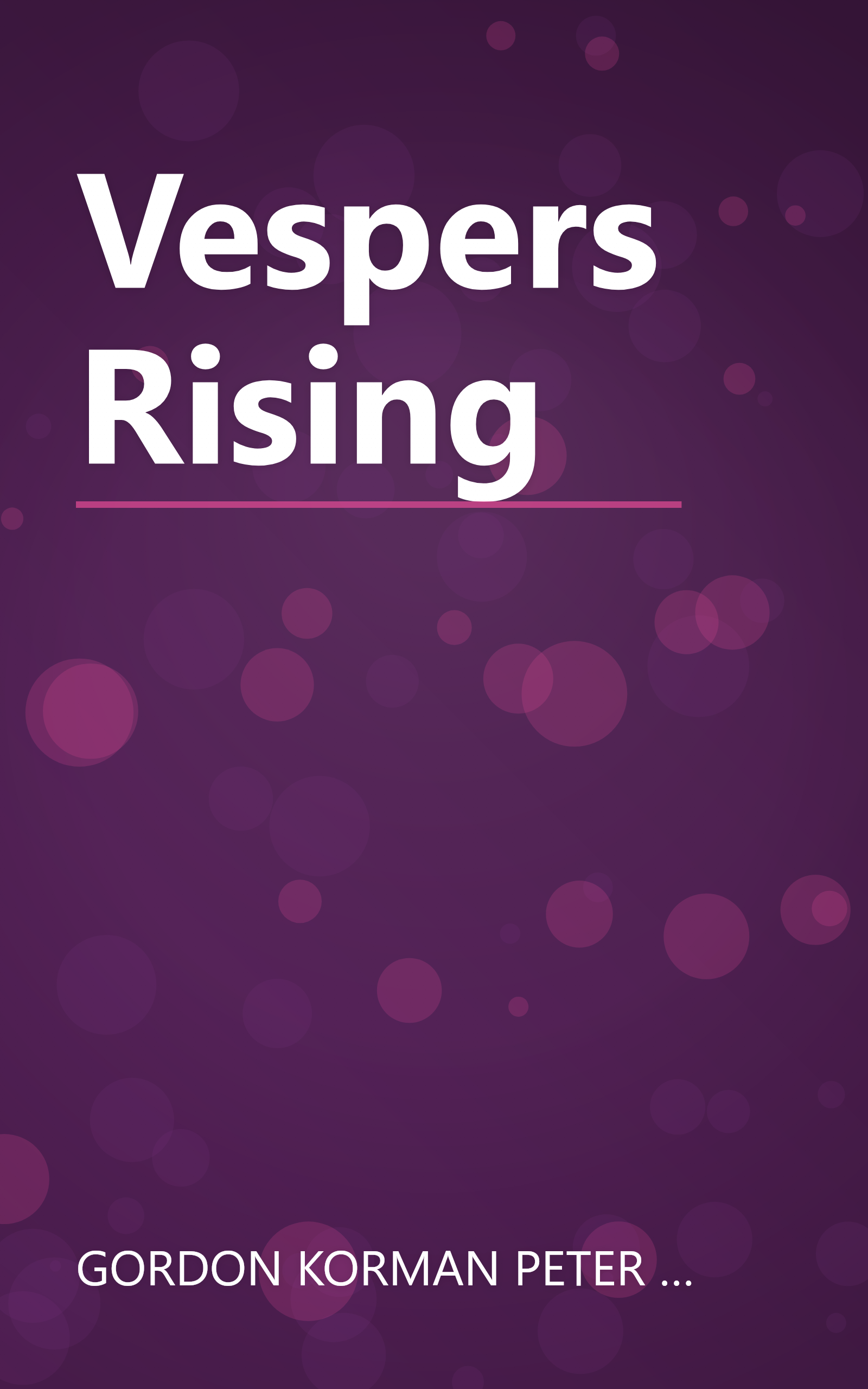 Vespers Rising book cover