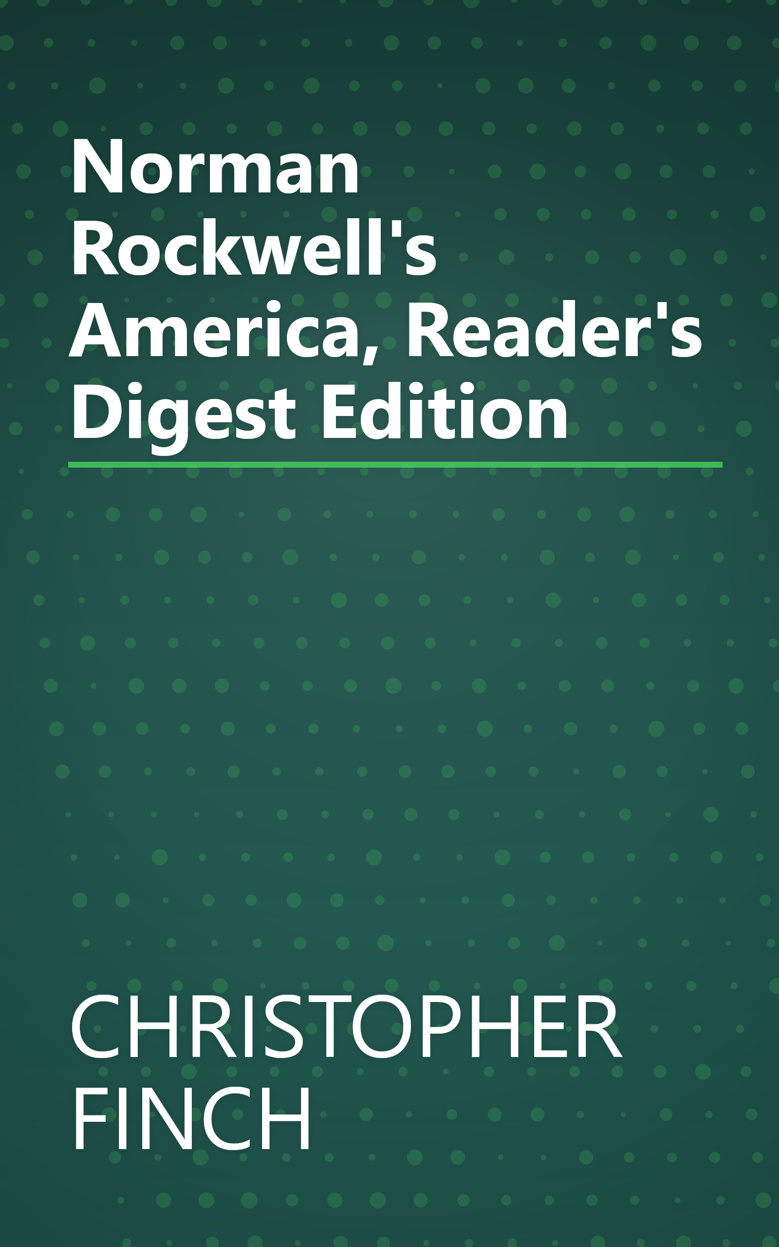 Norman Rockwell's America, Reader's Digest Edition book cover