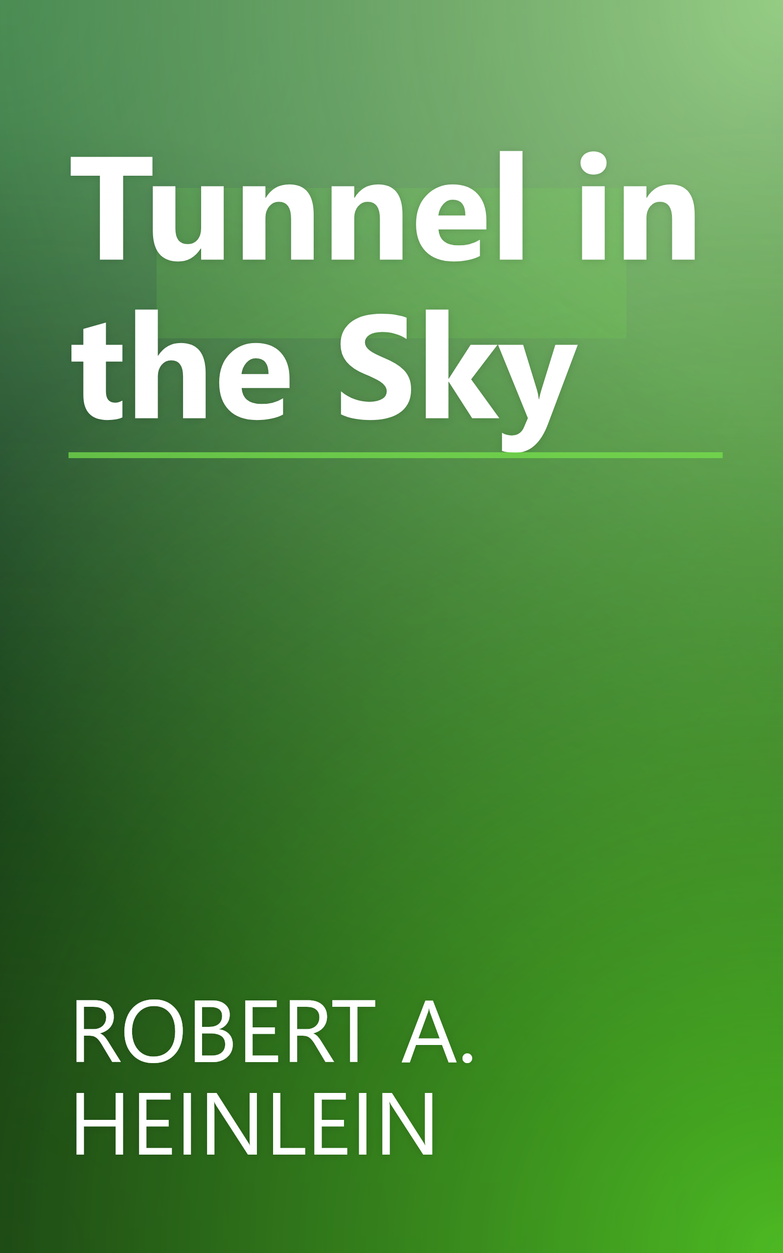 Tunnel in the Sky book cover