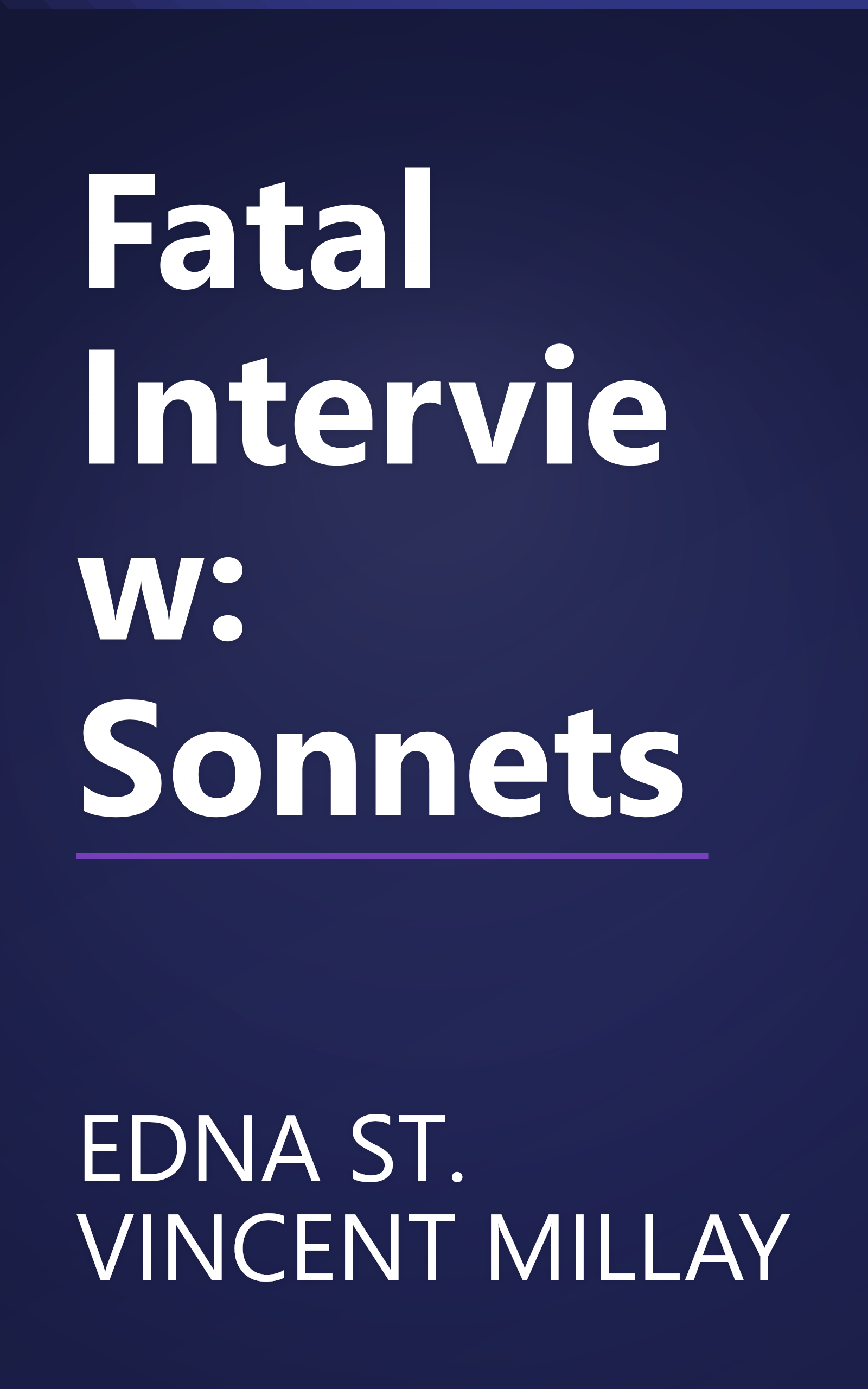 Fatal Interview: Sonnets book cover