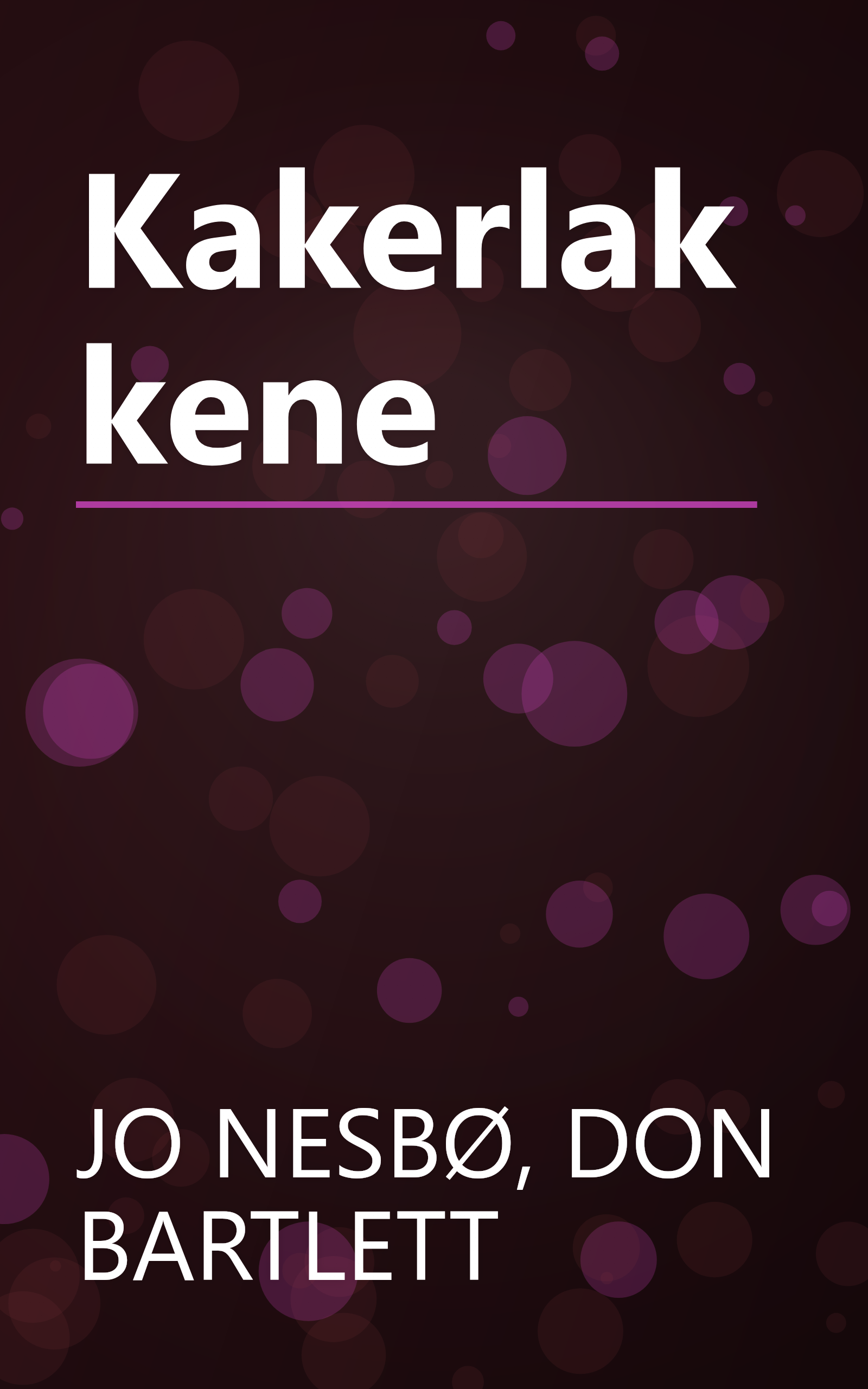 Kakerlakkene book cover