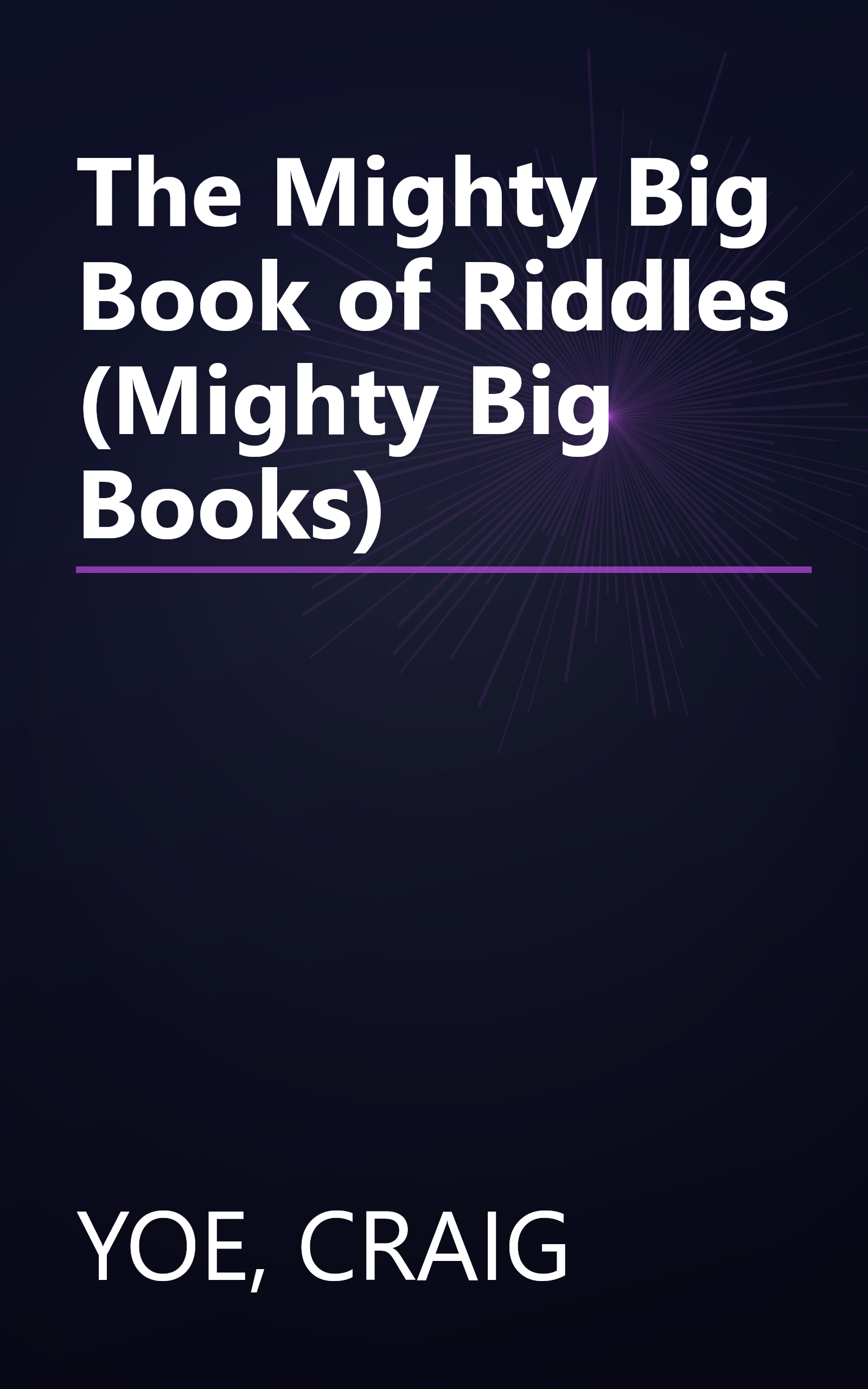 The Mighty Big Book of Riddles (Mighty Big Books) book cover