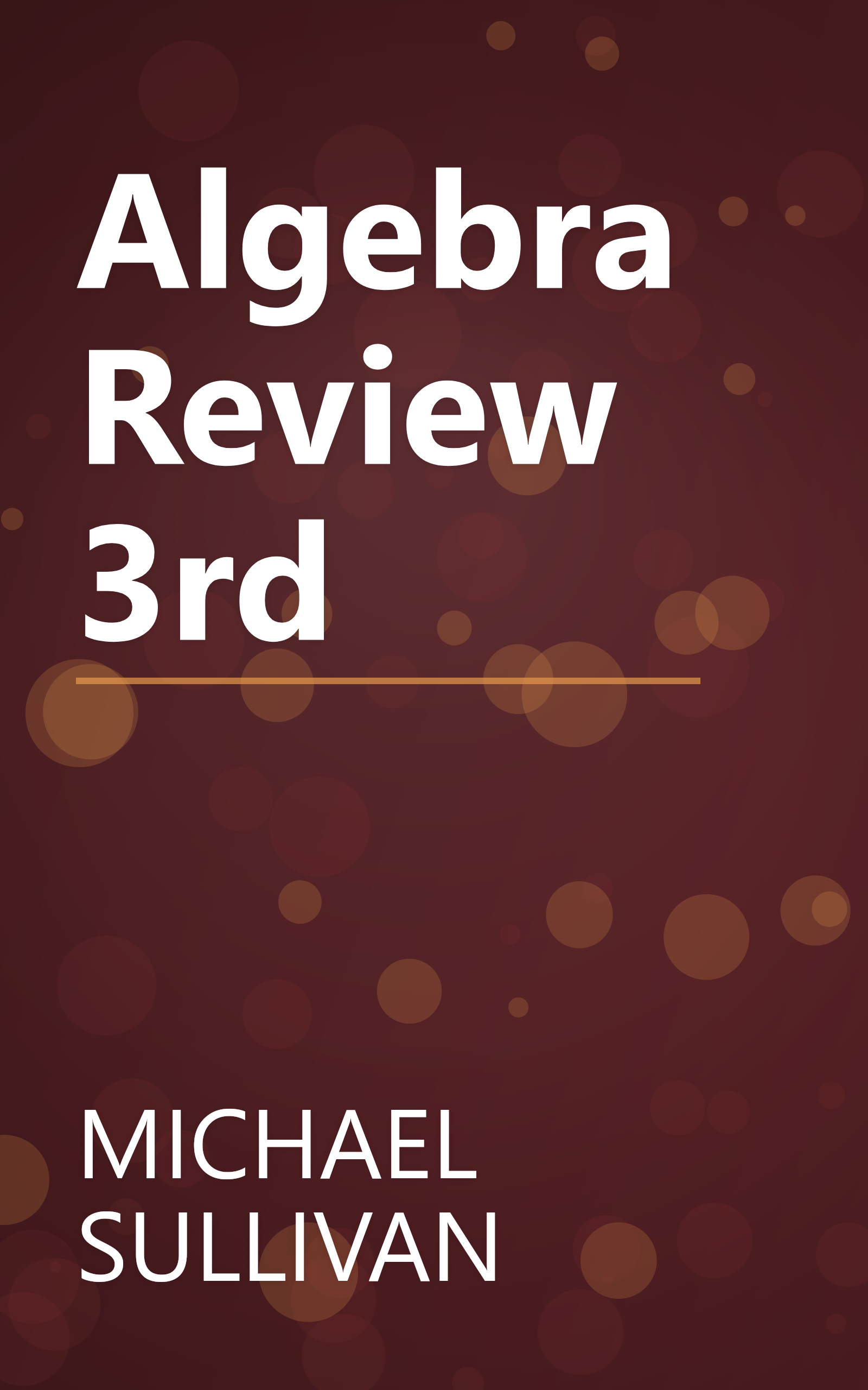 Algebra Review 3rd book cover