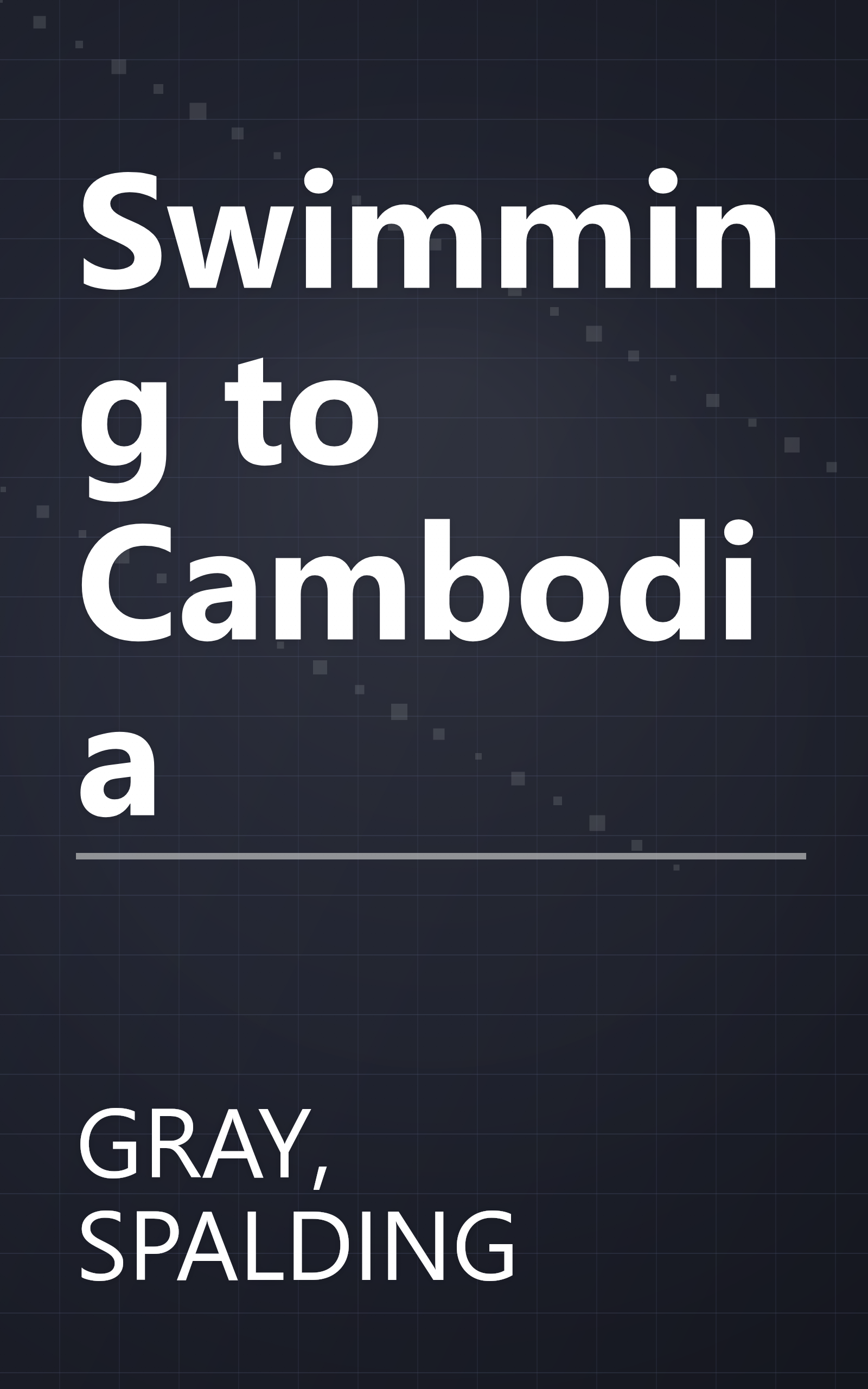 Swimming to Cambodia book cover