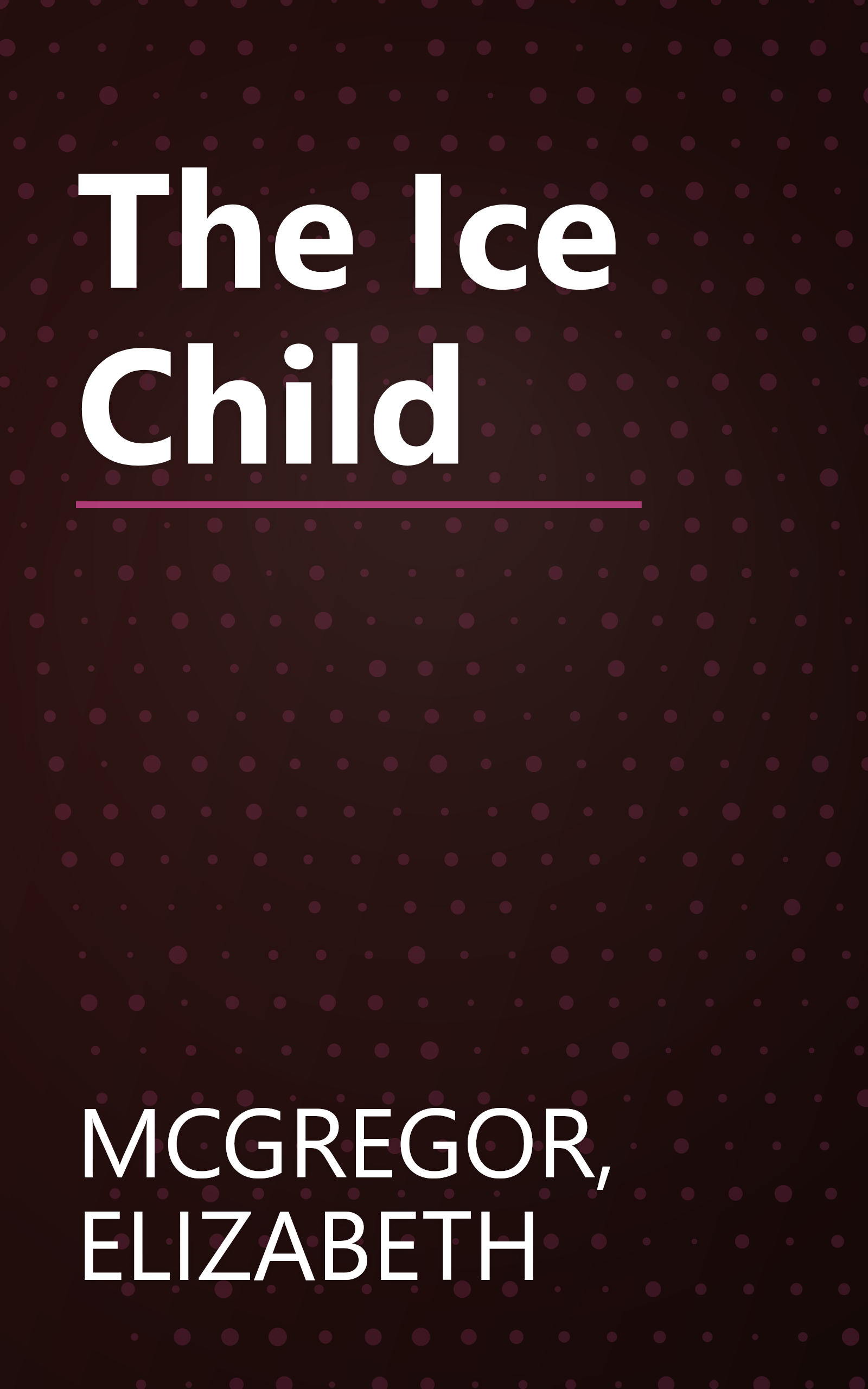 The Ice Child book cover