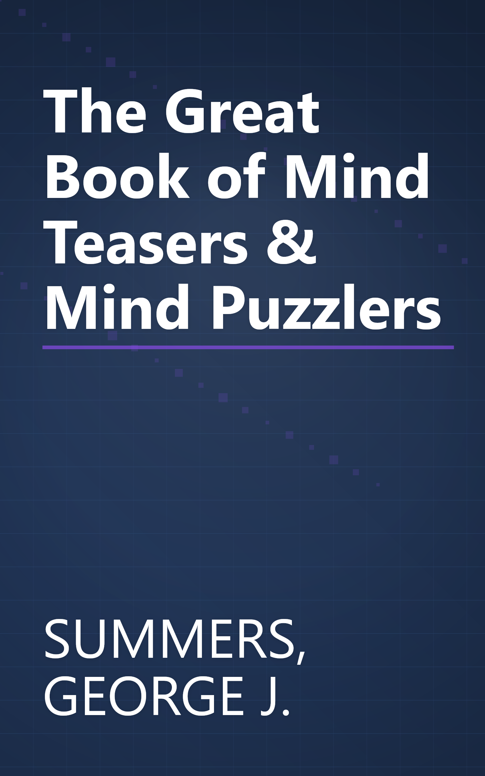 The Great Book of Mind Teasers & Mind Puzzlers book cover