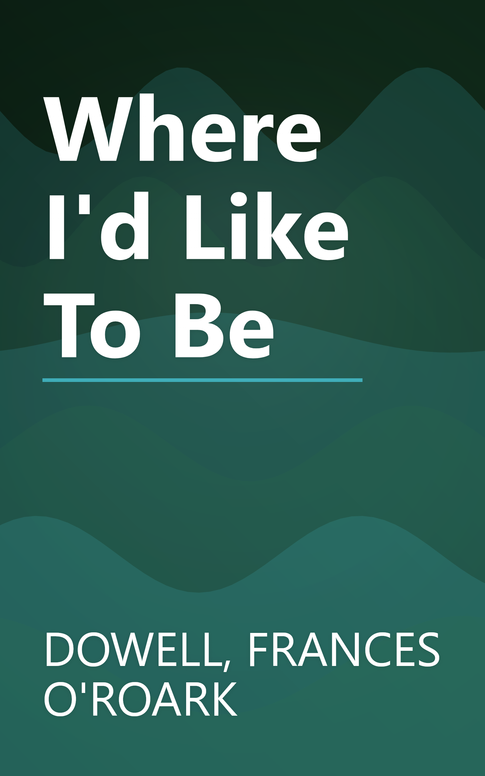 Where I'd Like To Be book cover