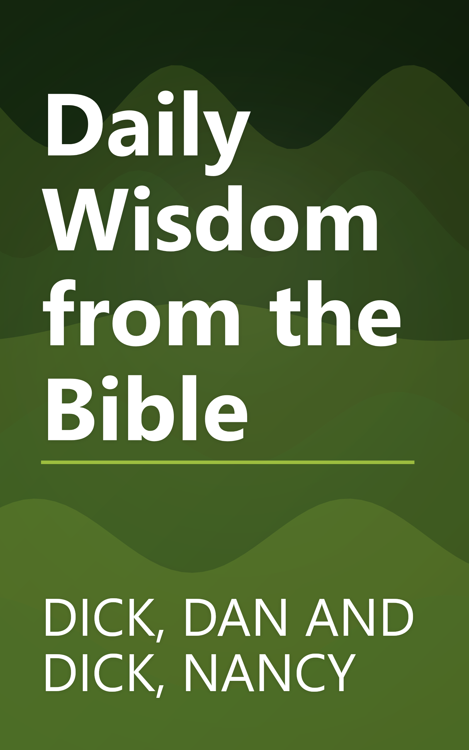 Daily Wisdom from the Bible book cover