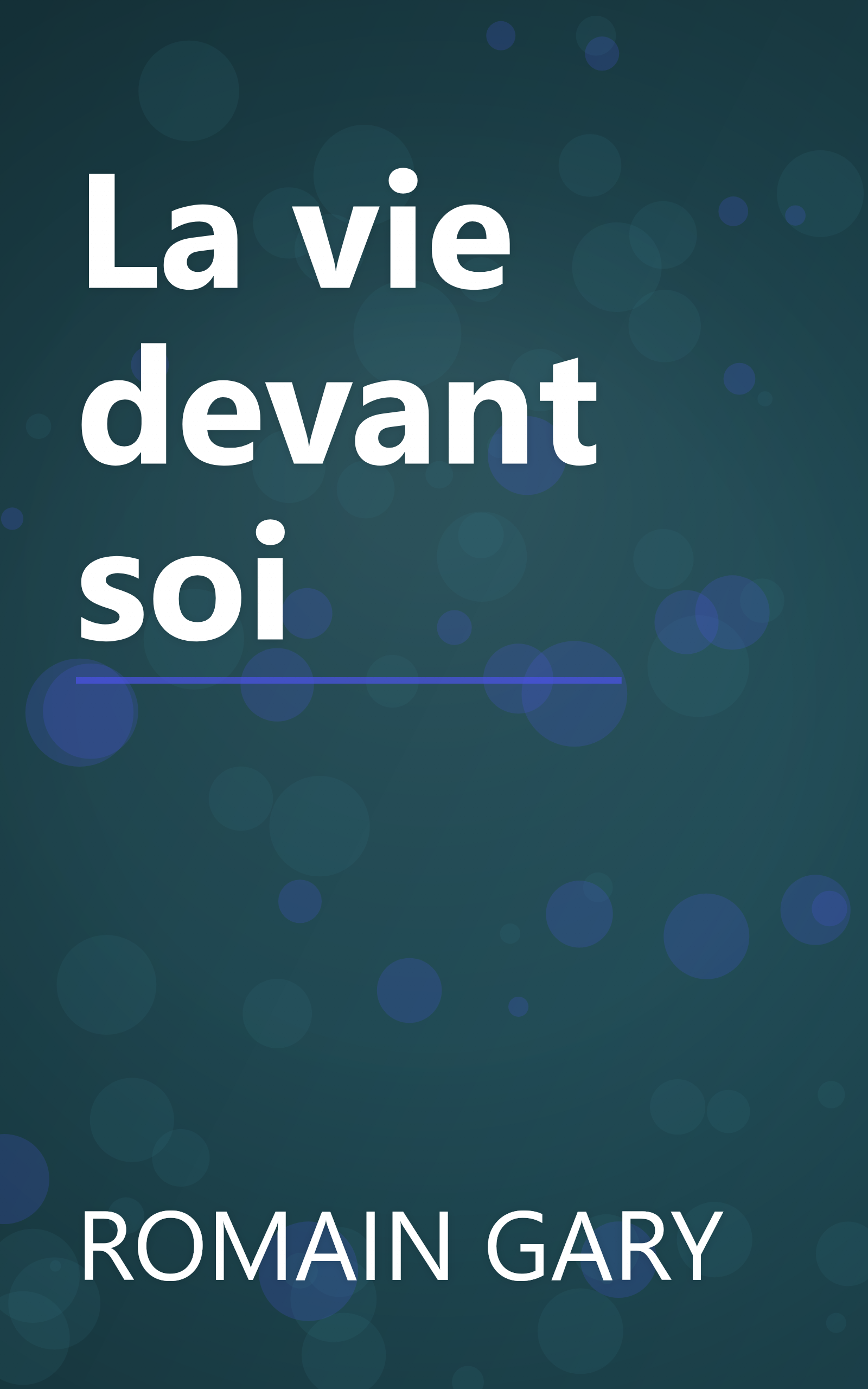 La vie devant soi book cover