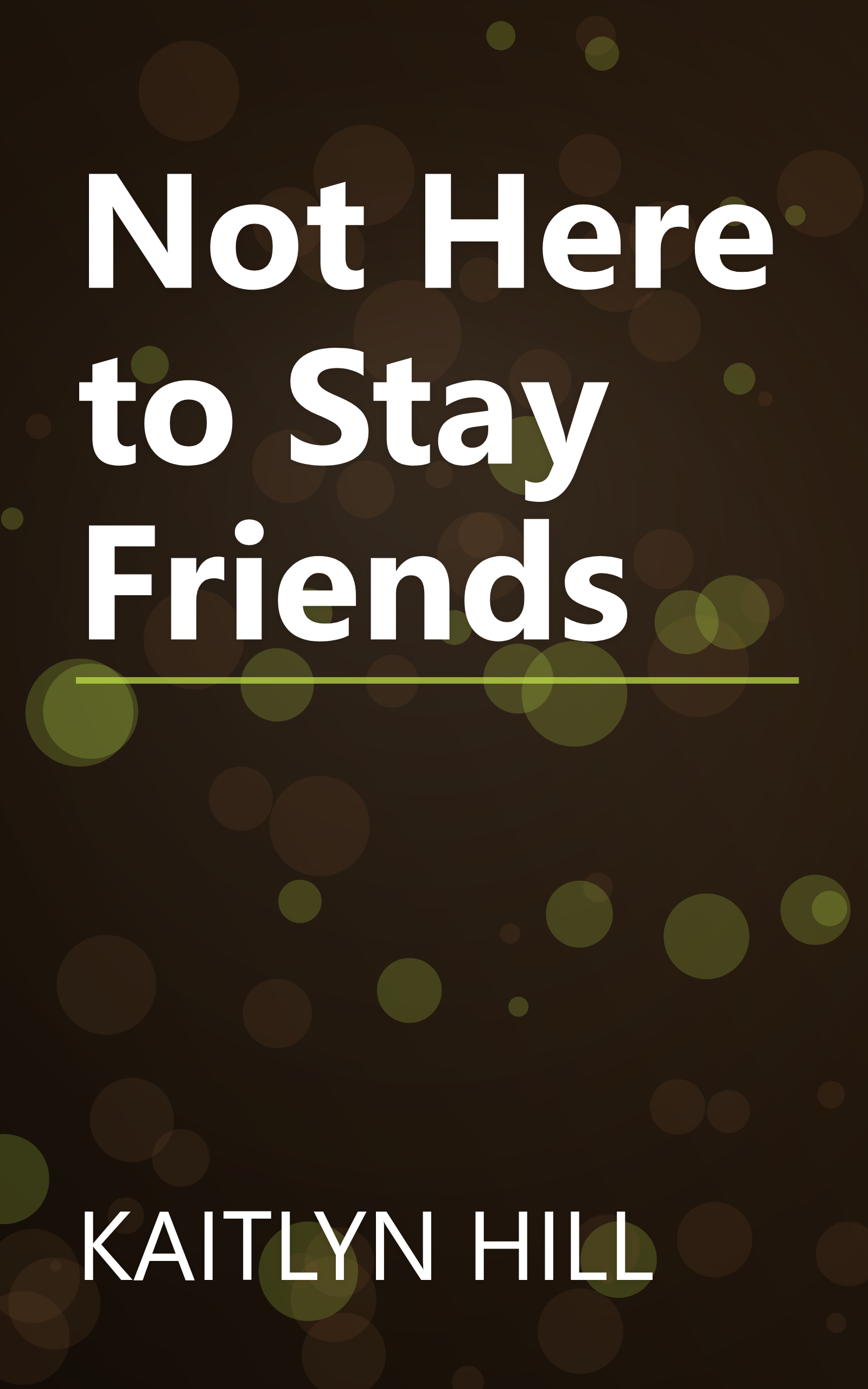 Not Here to Stay Friends book cover