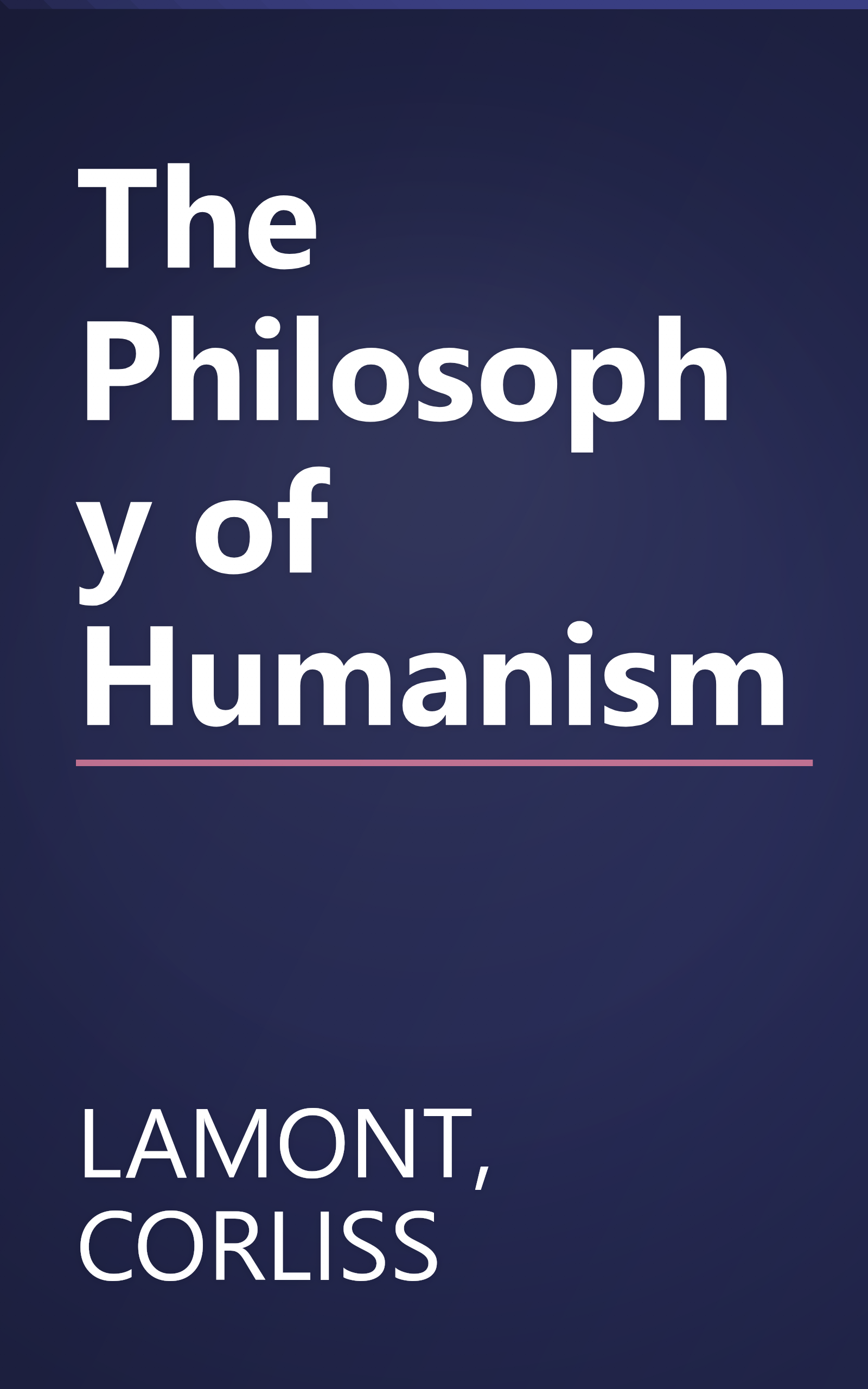 The Philosophy of Humanism book cover