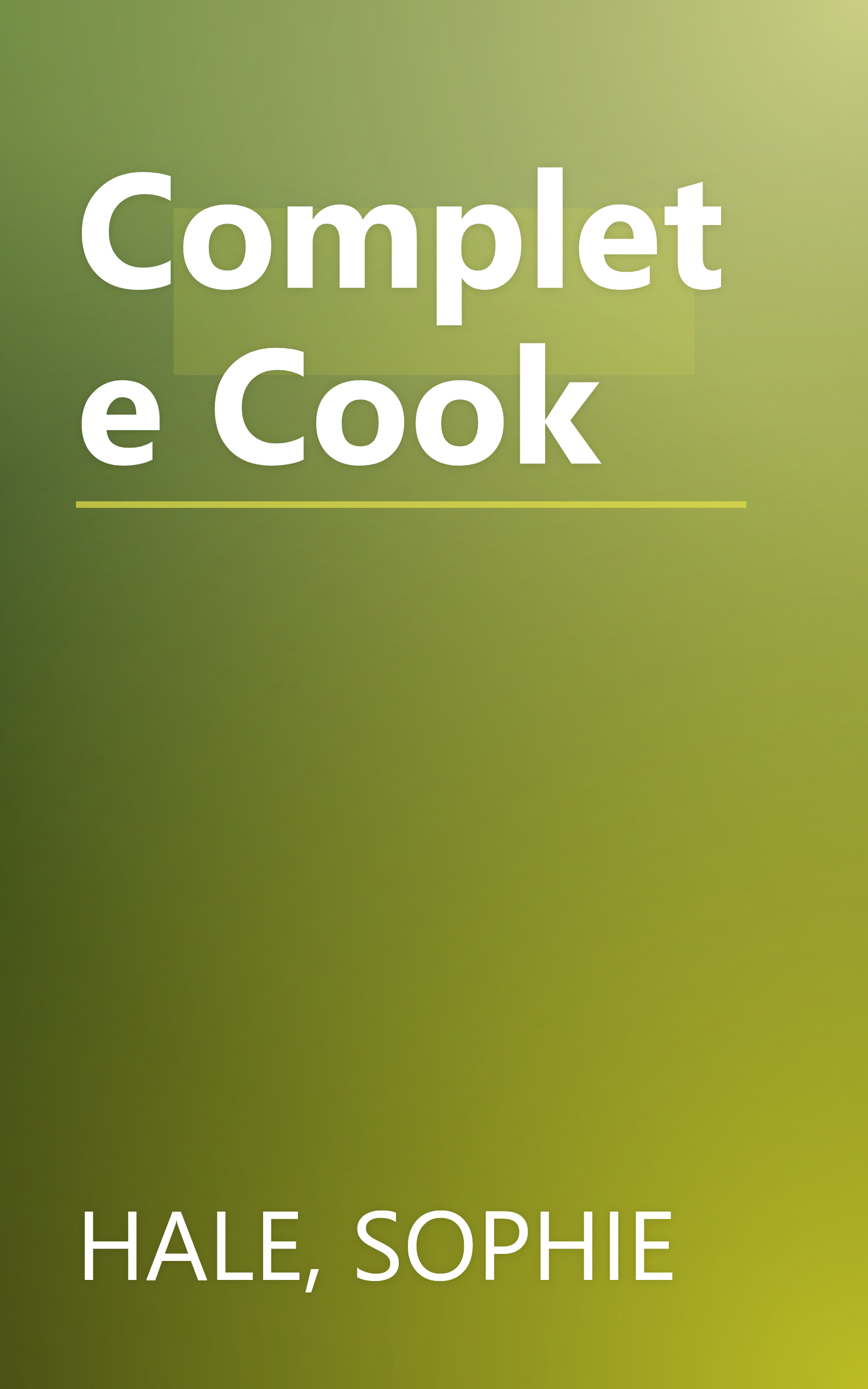 Complete Cook book cover
