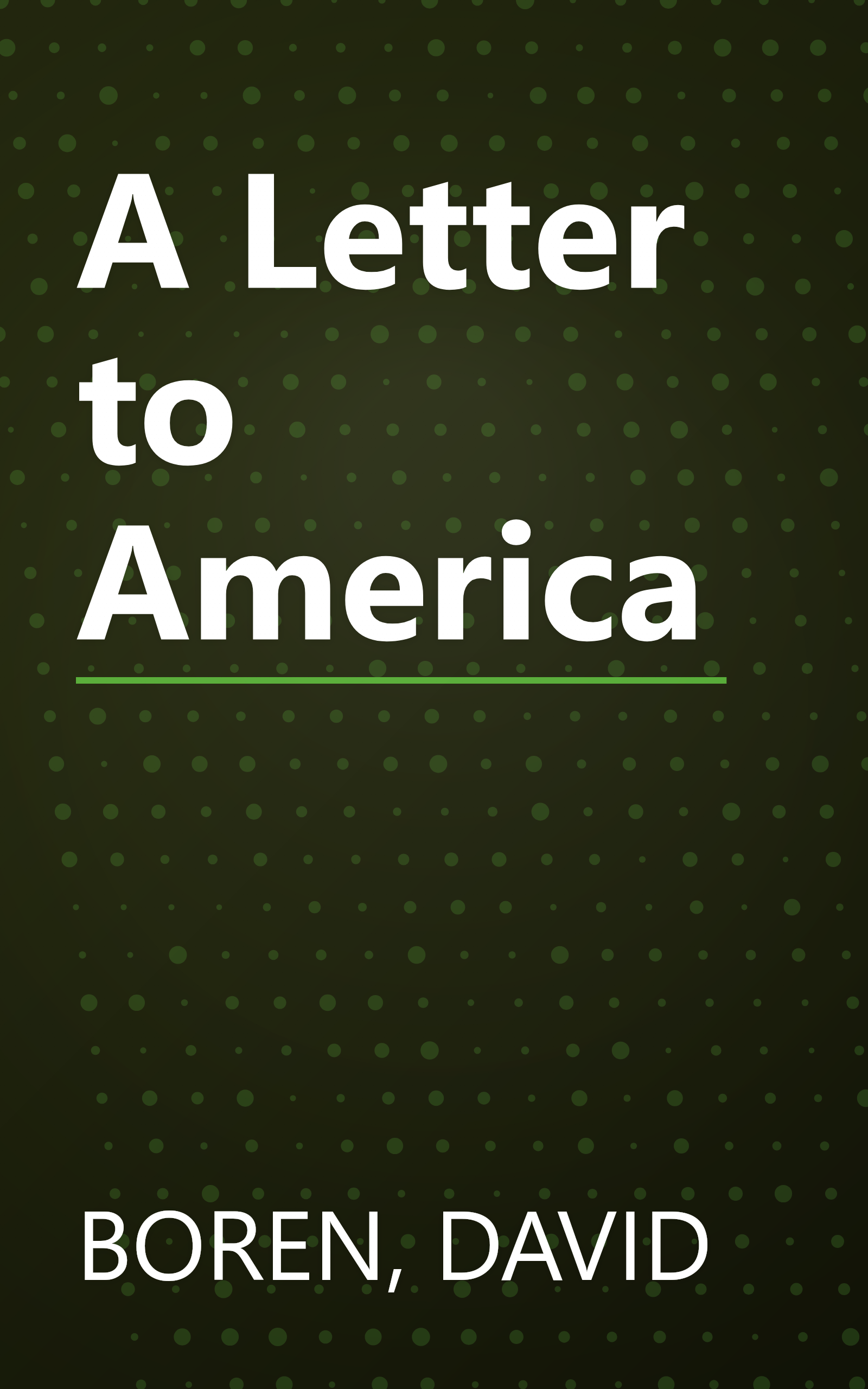 A Letter to America book cover