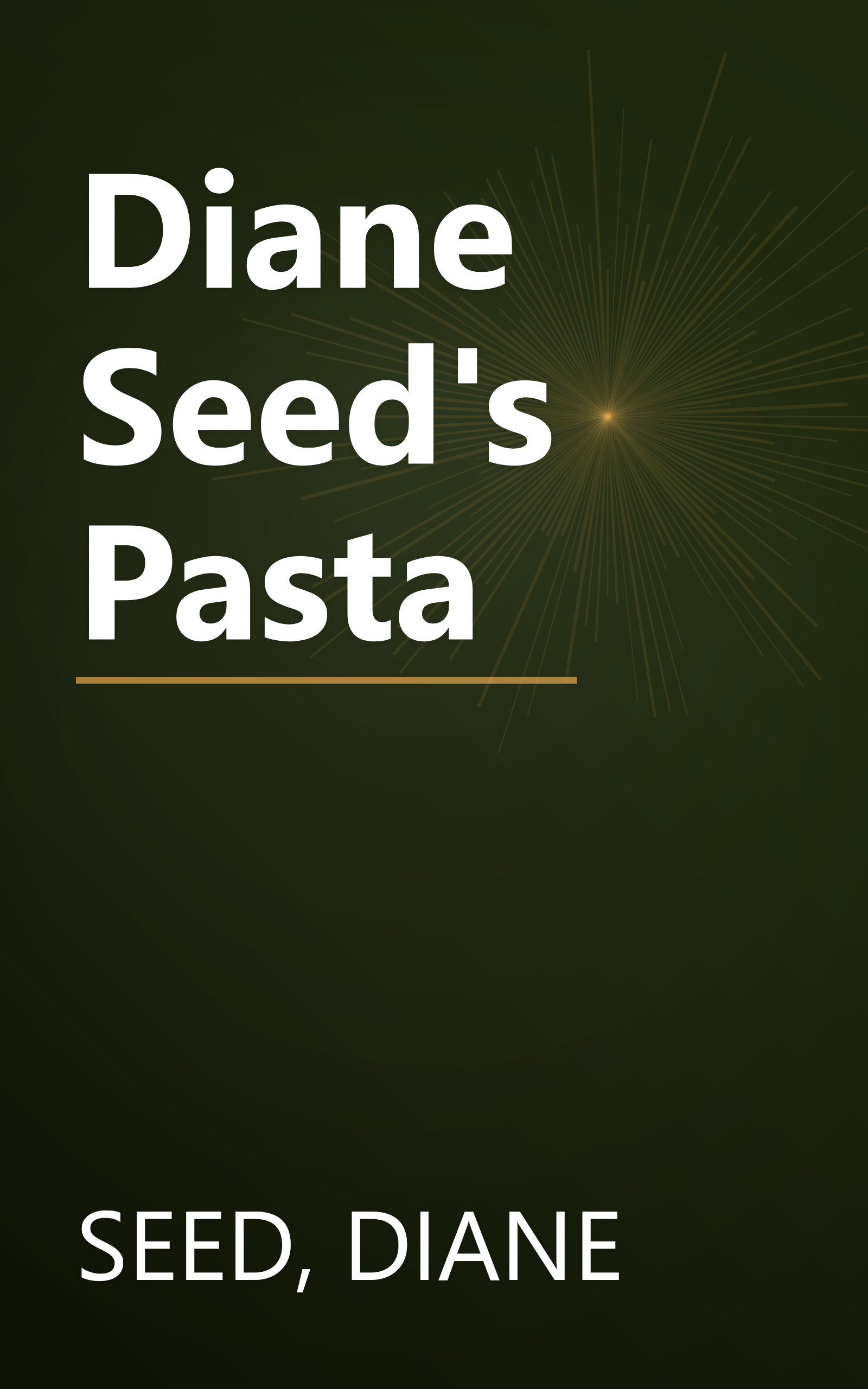 Diane Seed's Pasta book cover