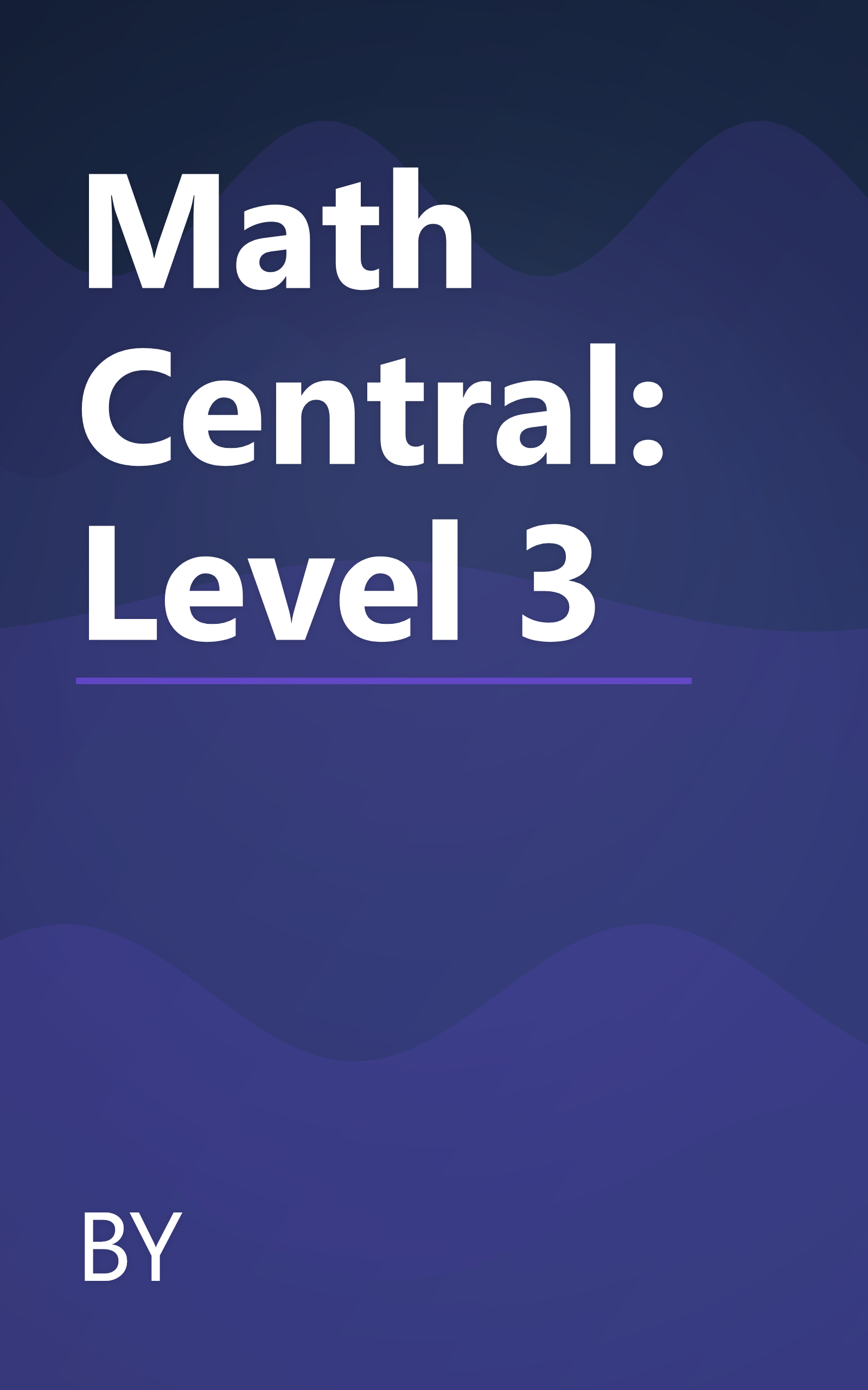 Math Central: Level 3 book cover