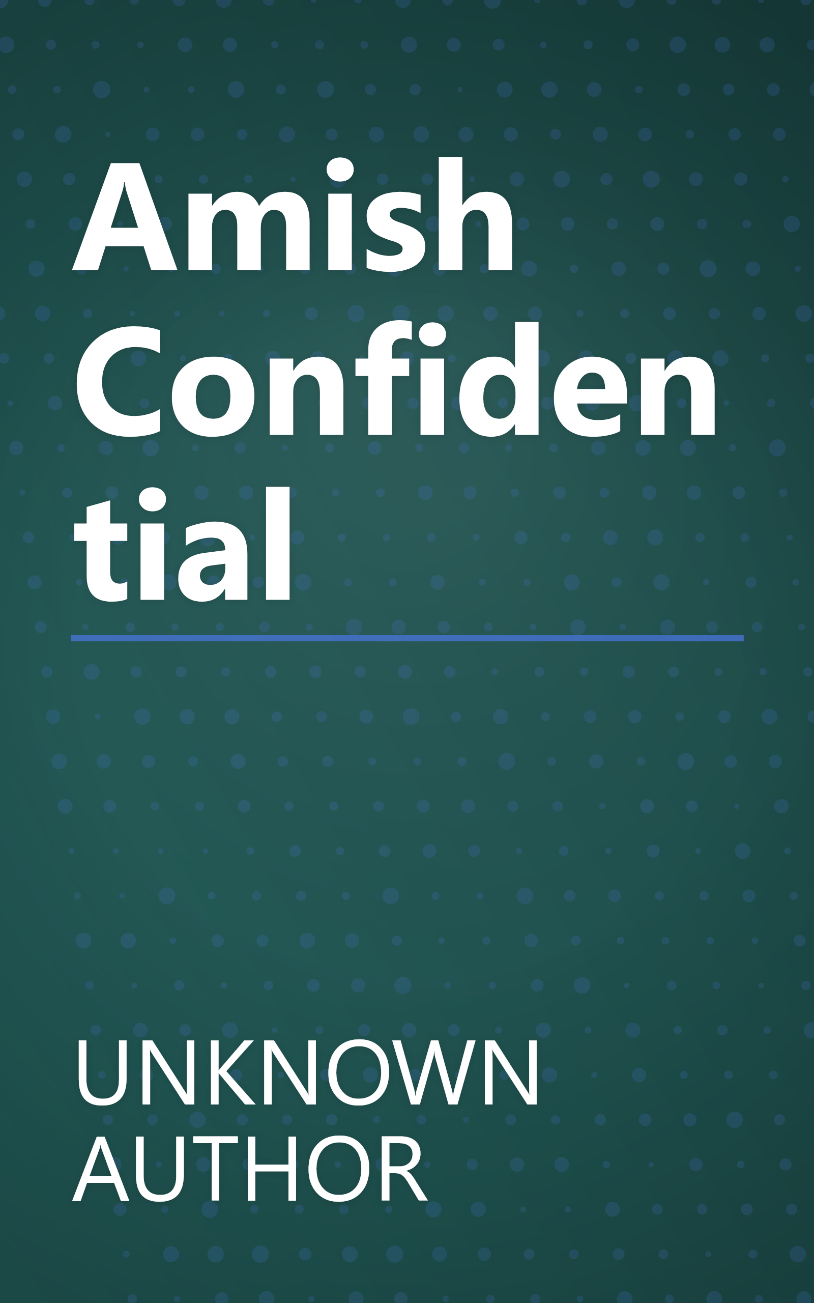 Amish Confidential book cover
