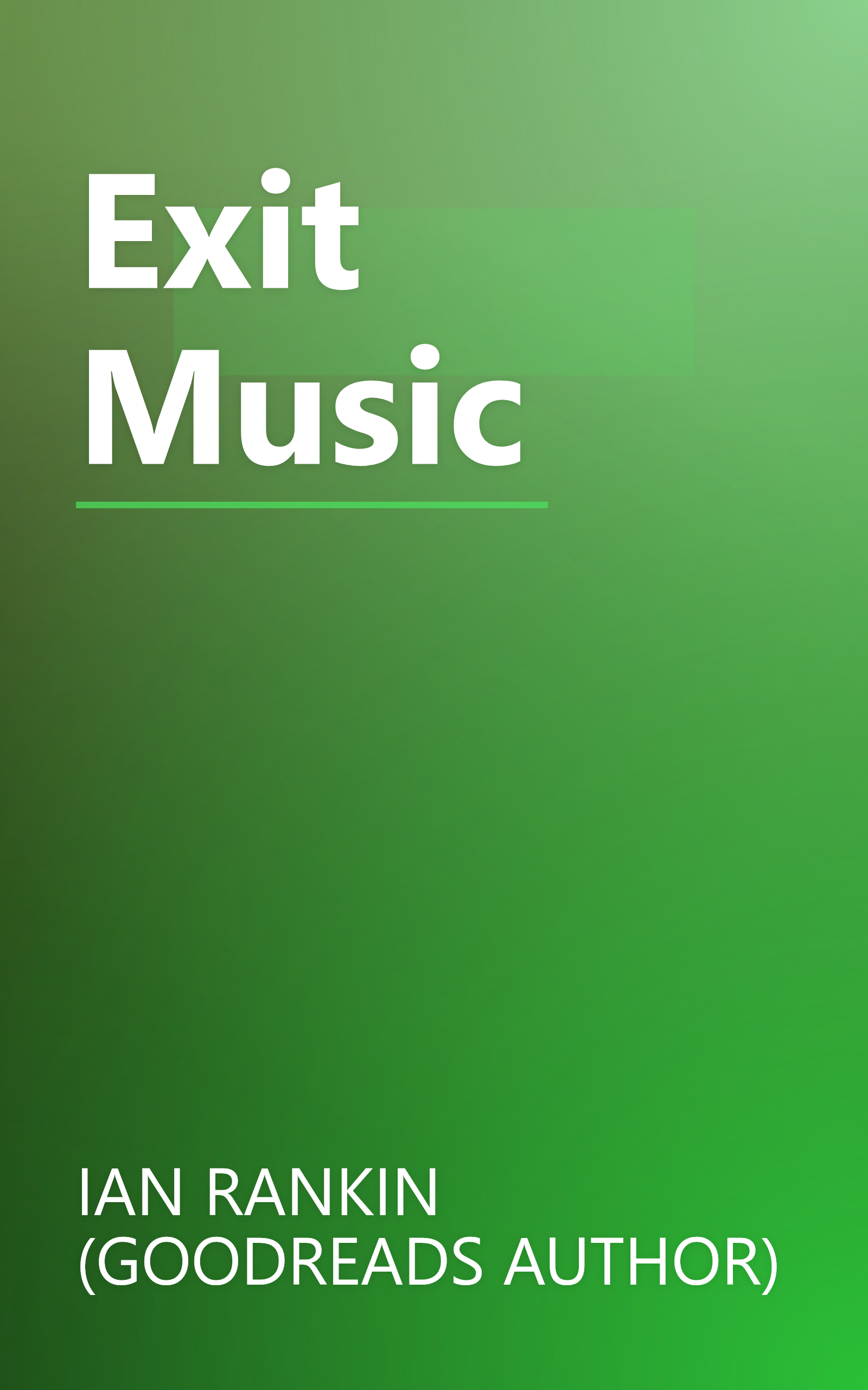 Exit Music book cover