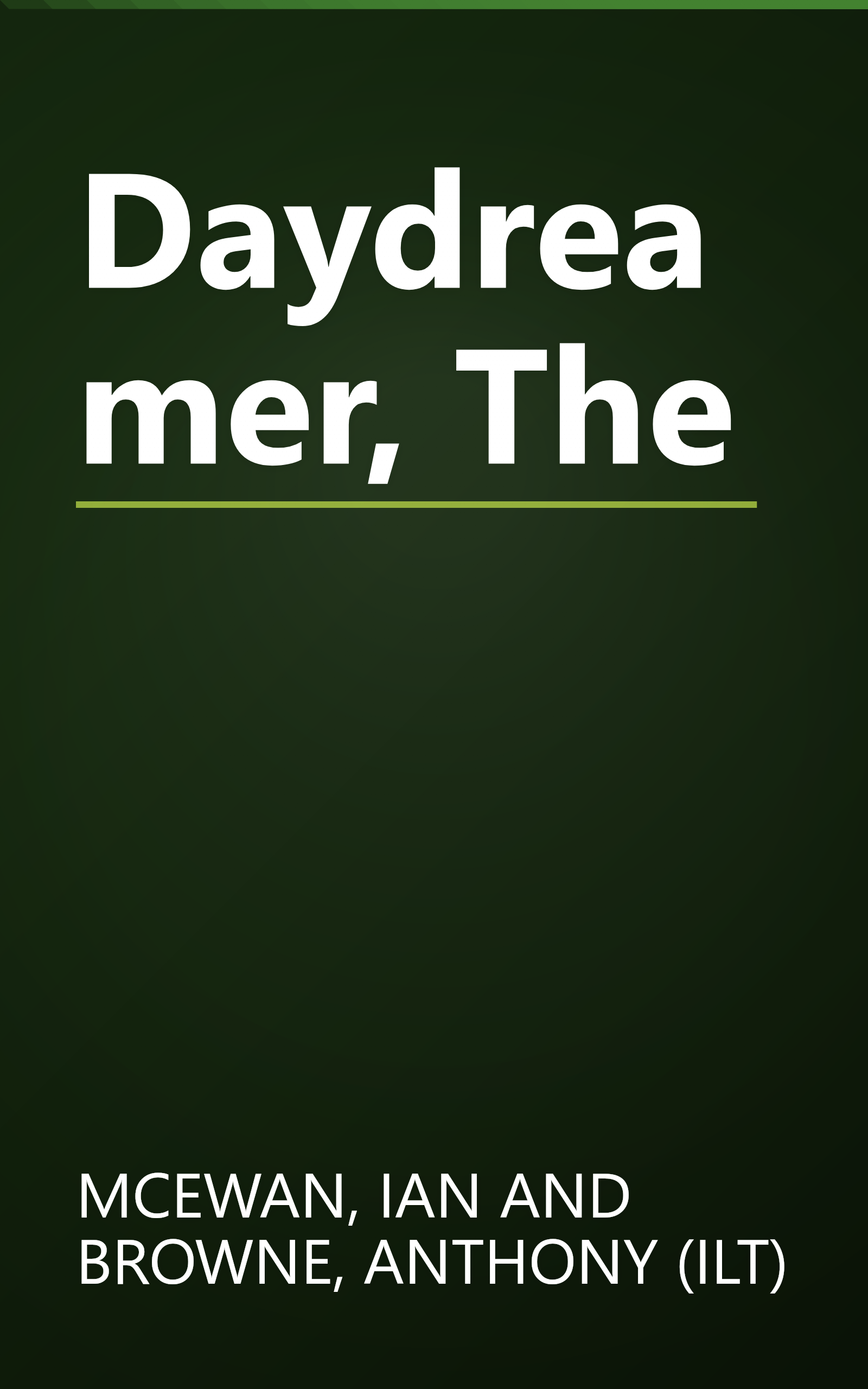 Daydreamer, The book cover