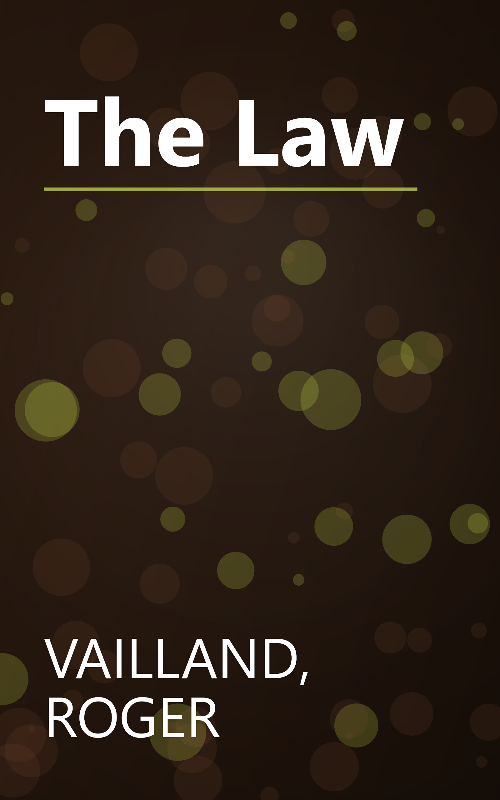 The Law book cover