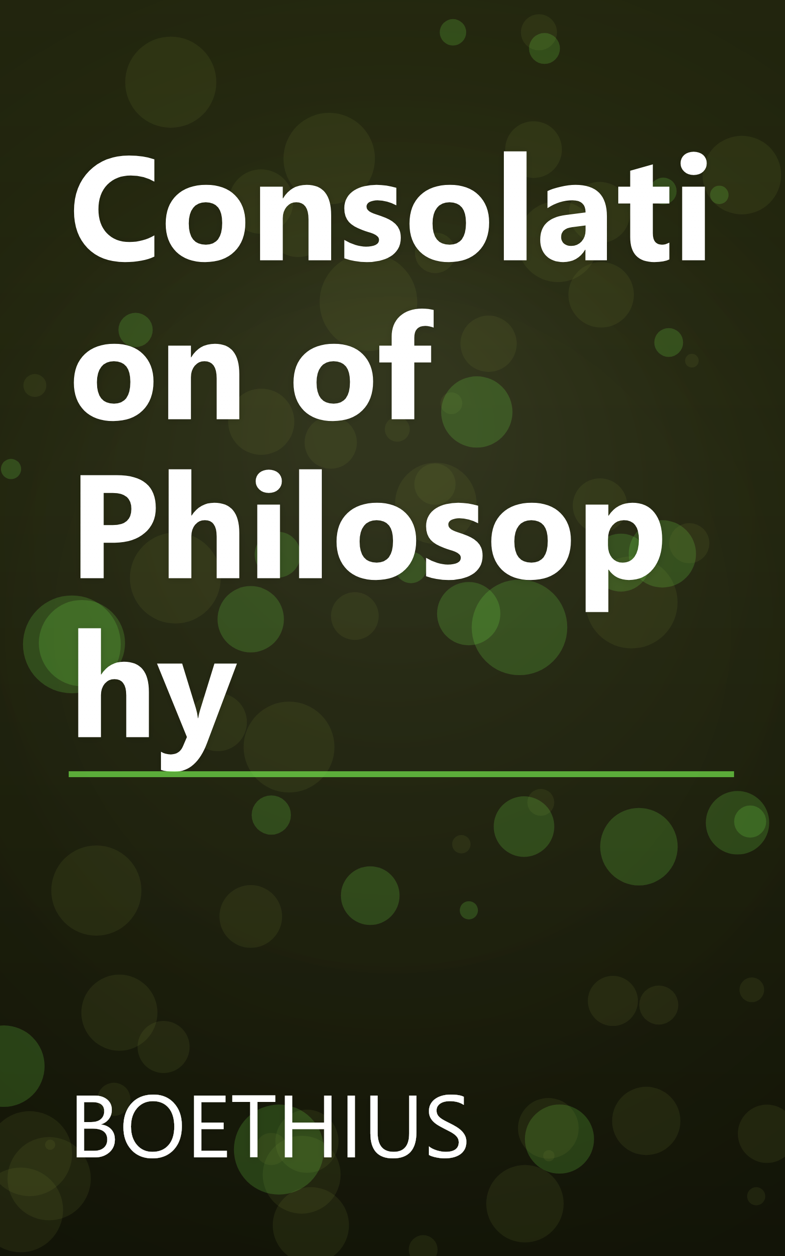 Consolation of Philosophy book cover