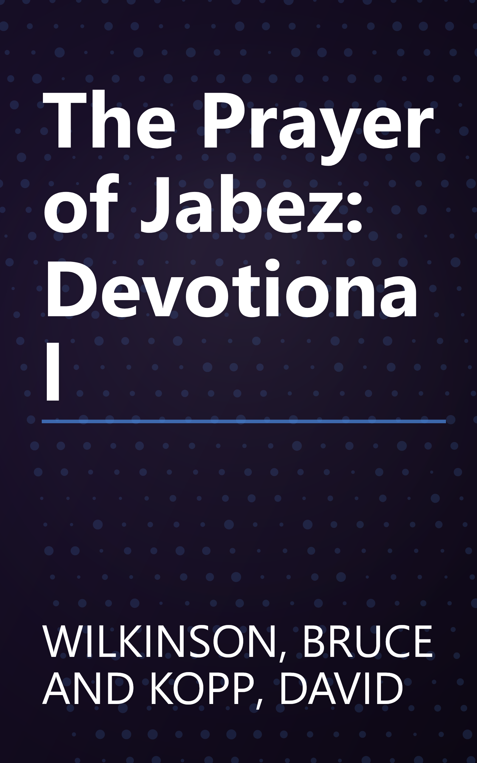 The Prayer of Jabez: Devotional book cover
