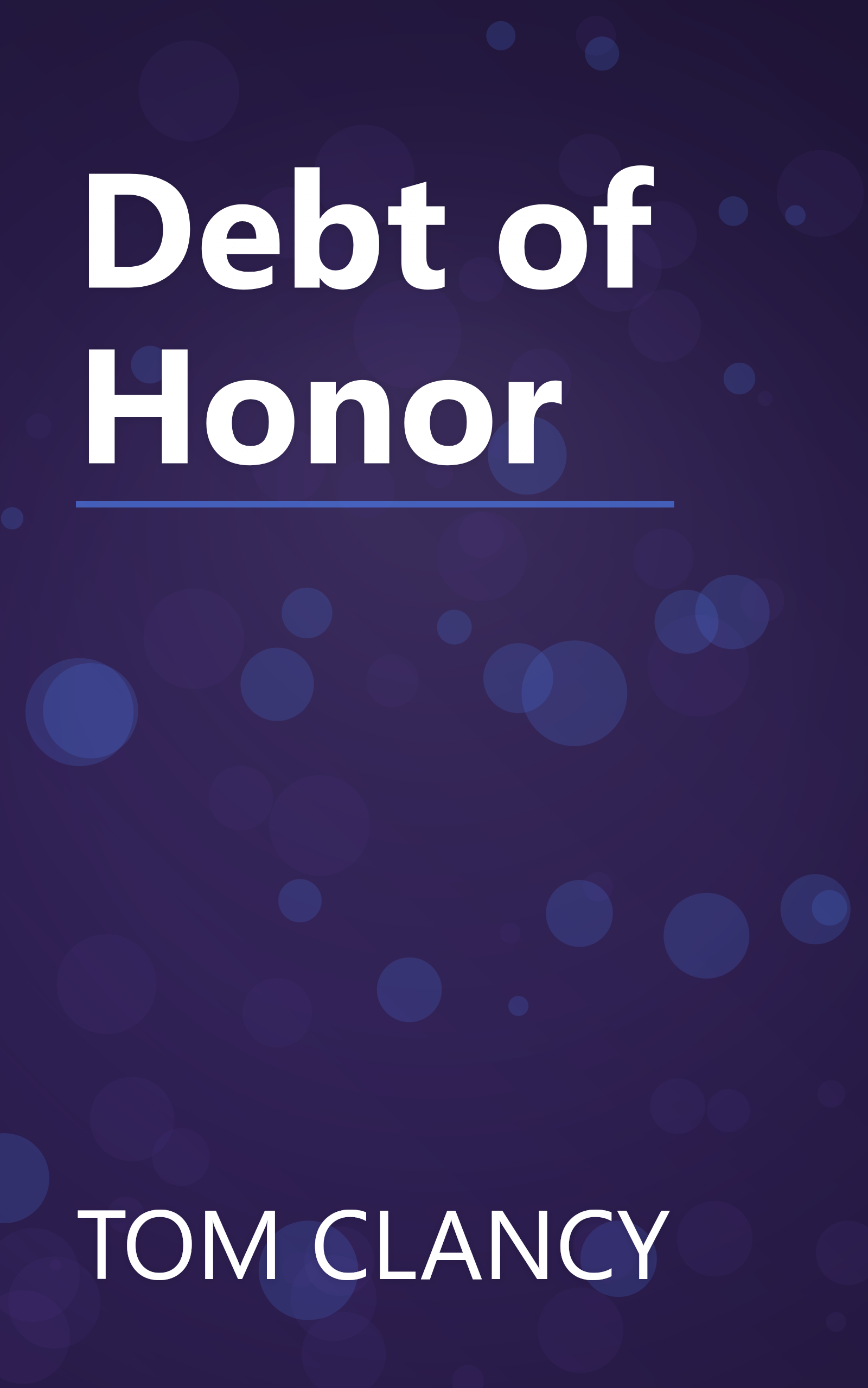 Debt of Honor book cover
