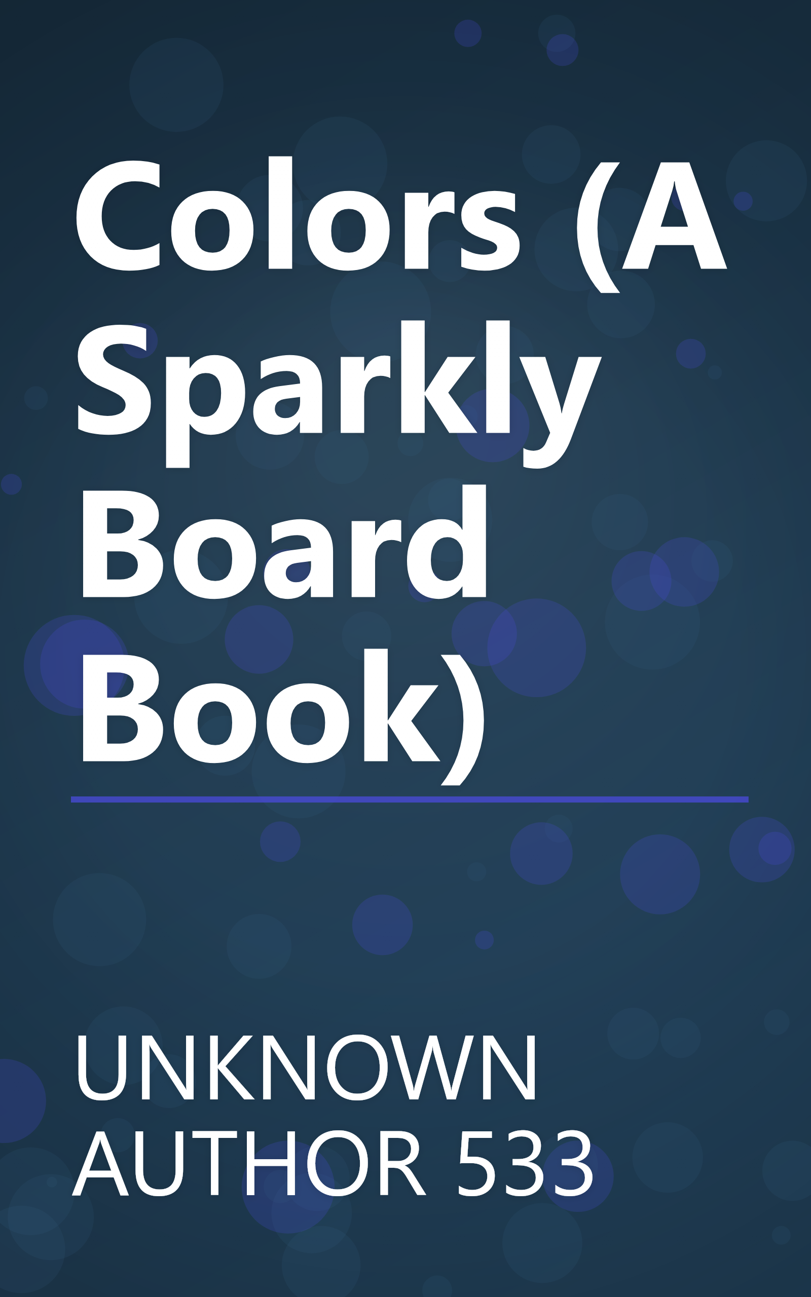 Colors (A Sparkly Board Book) book cover