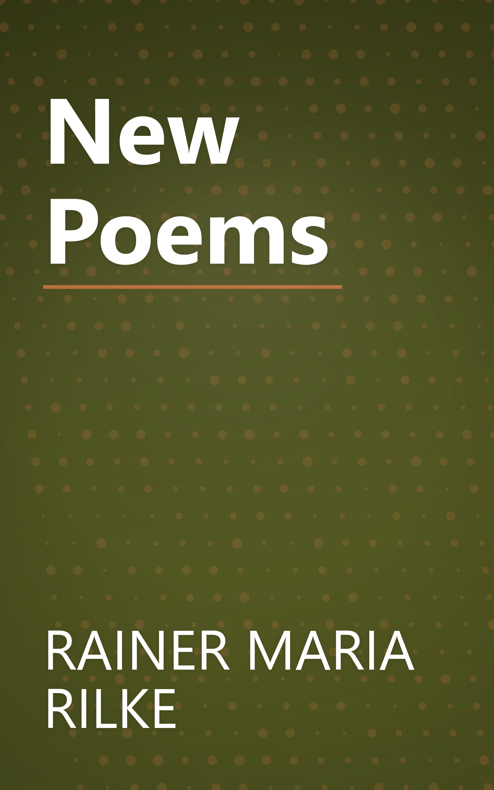 New Poems book cover
