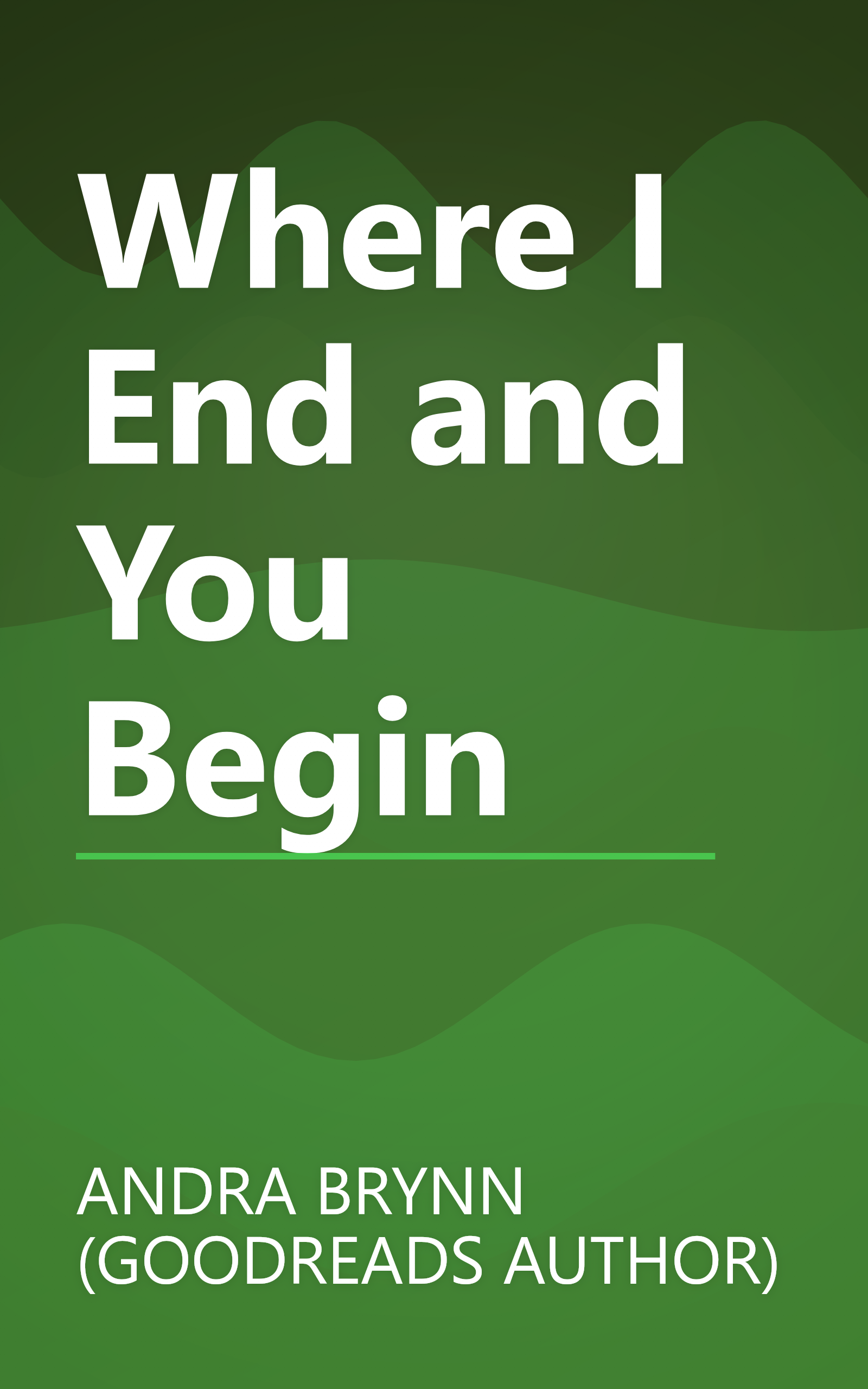 Where I End and You Begin book cover