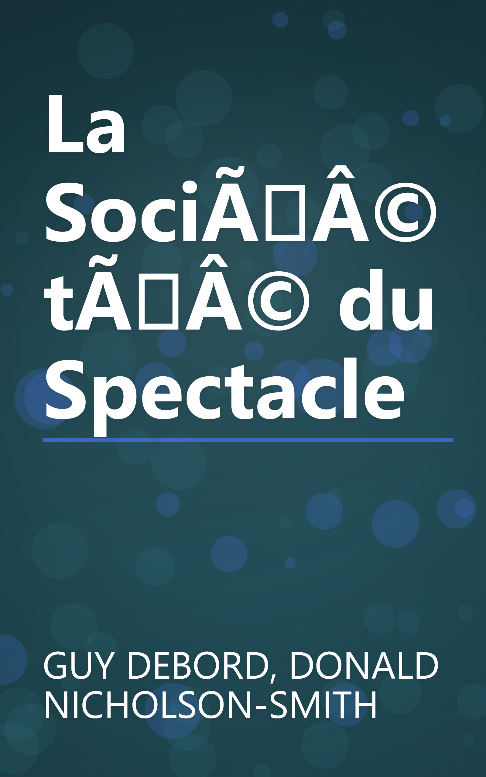 La SociÃÂ©tÃÂ© du Spectacle book cover