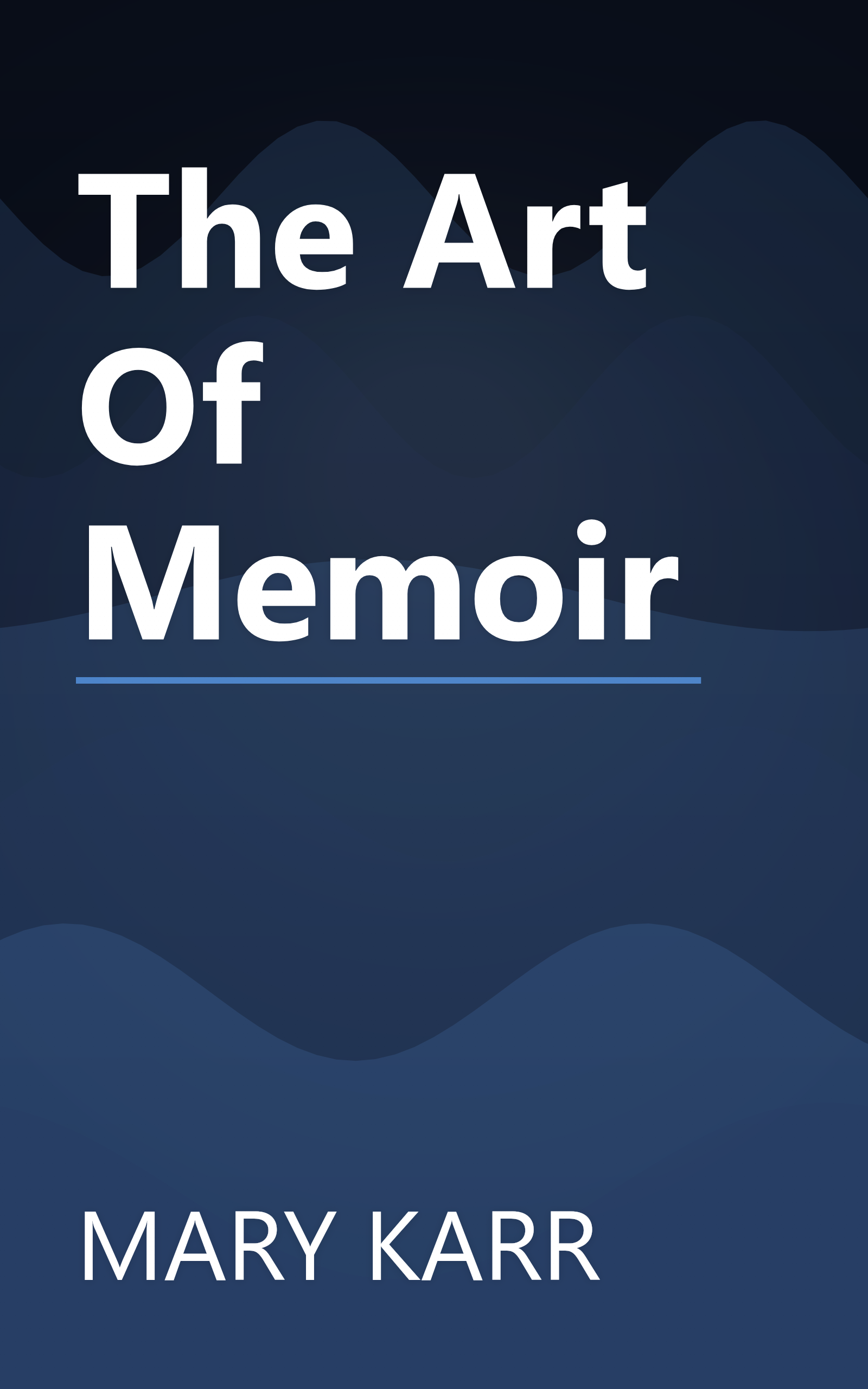 The Art Of Memoir book cover
