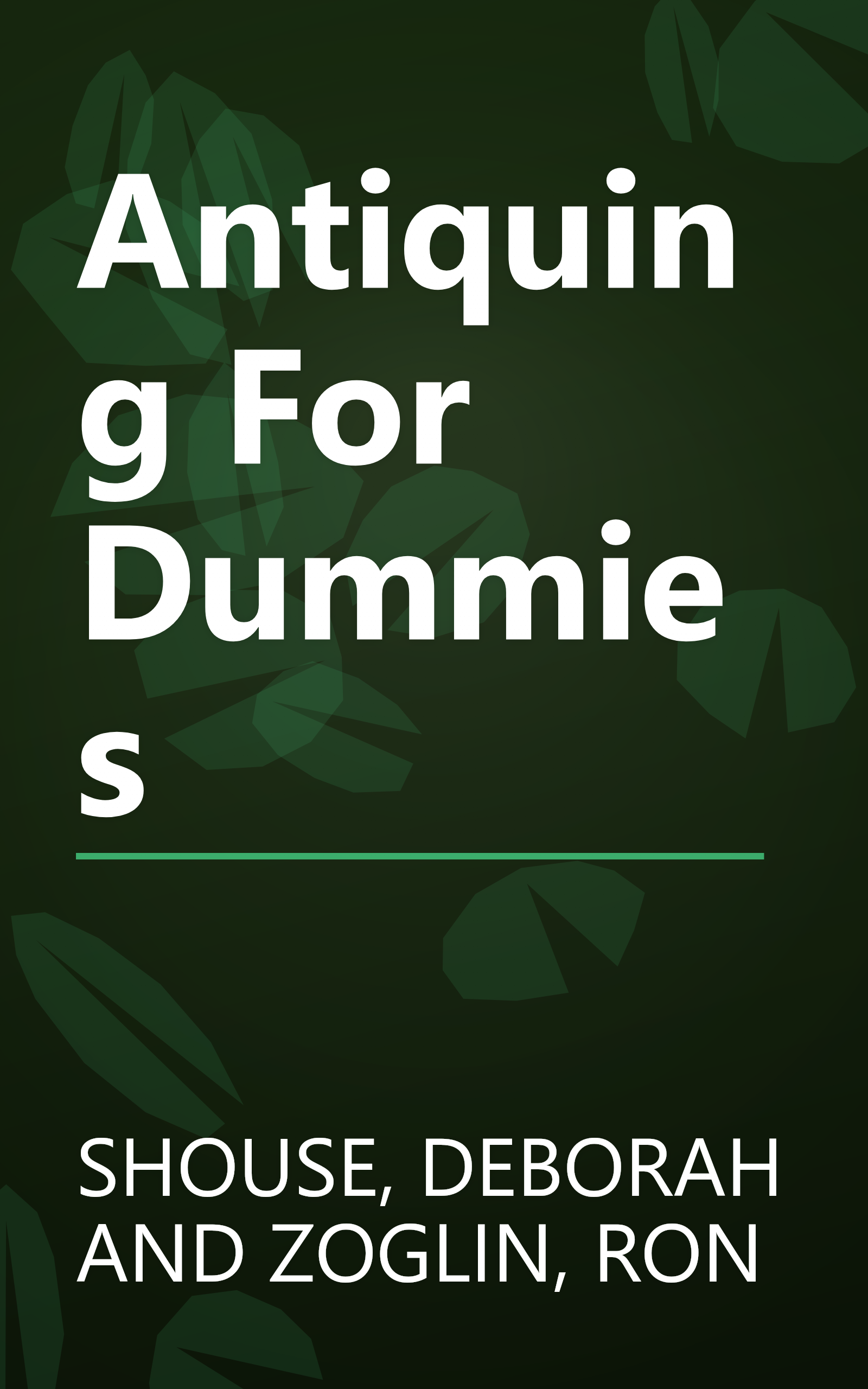 Antiquing For Dummies book cover