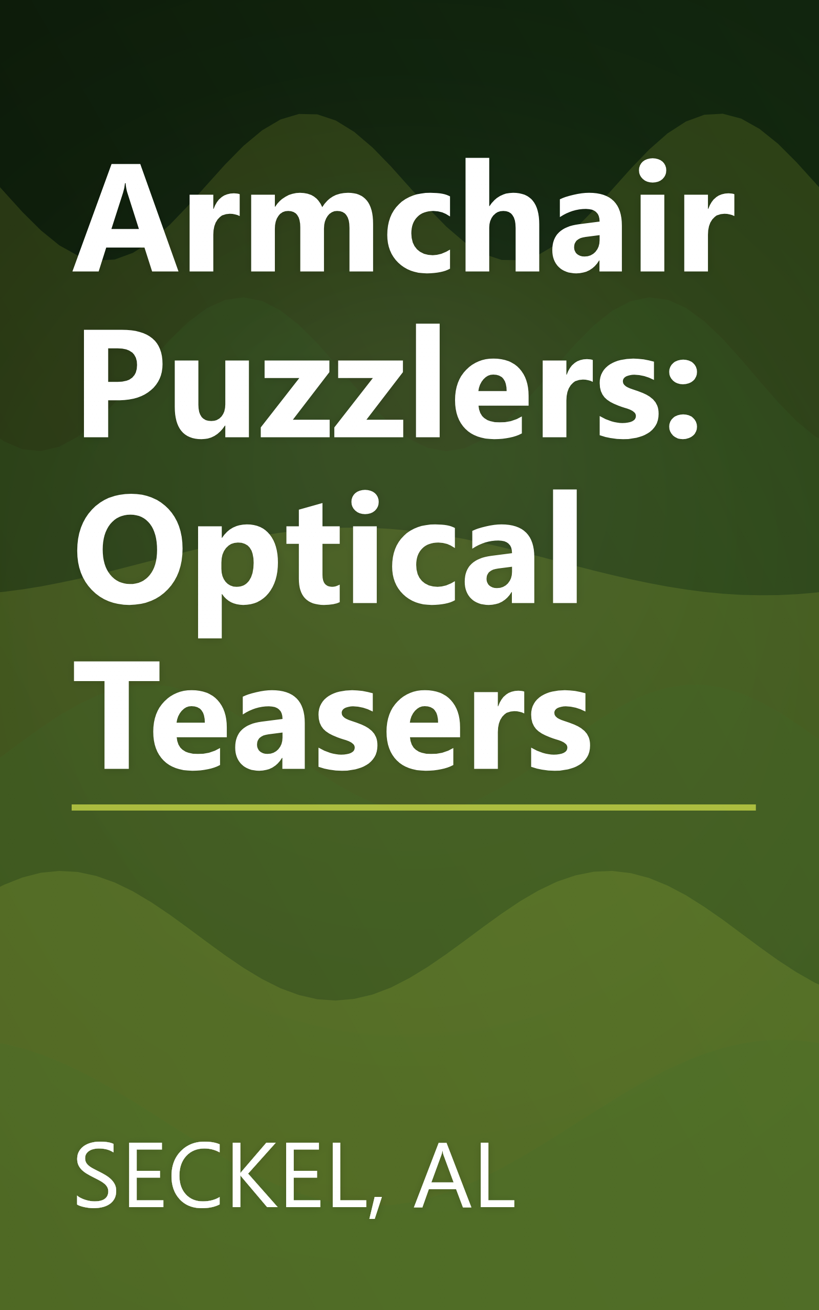 Armchair Puzzlers: Optical Teasers book cover
