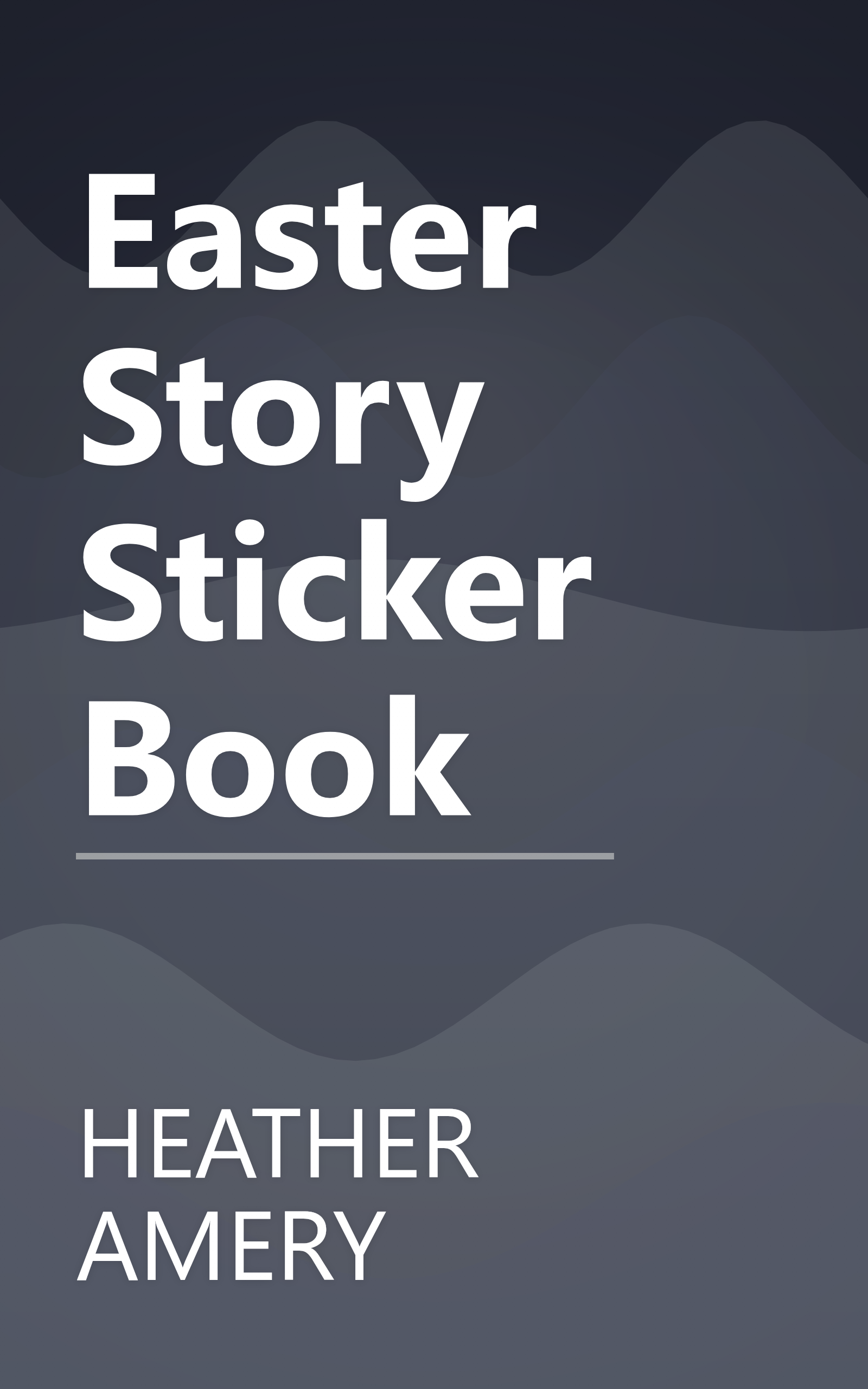 Easter Story Sticker Book book cover