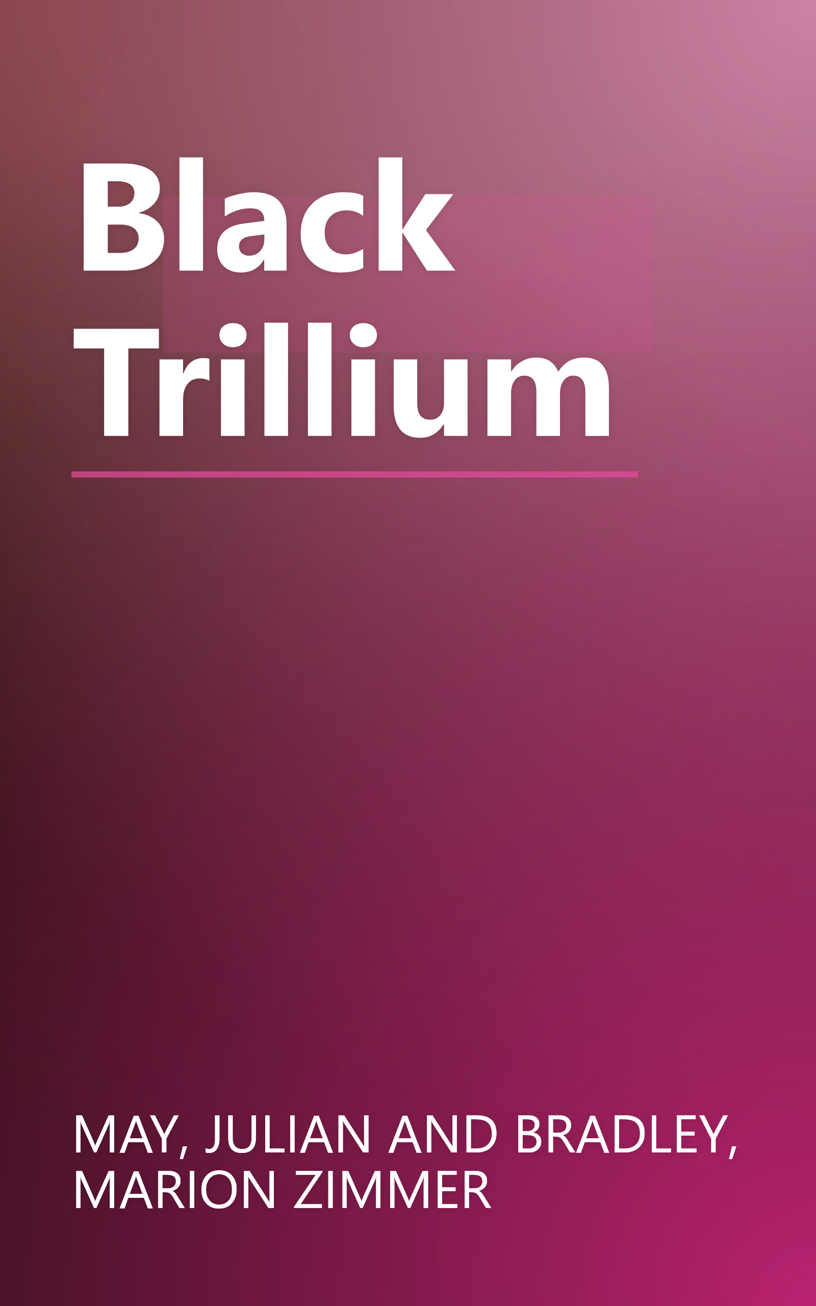Black Trillium book cover